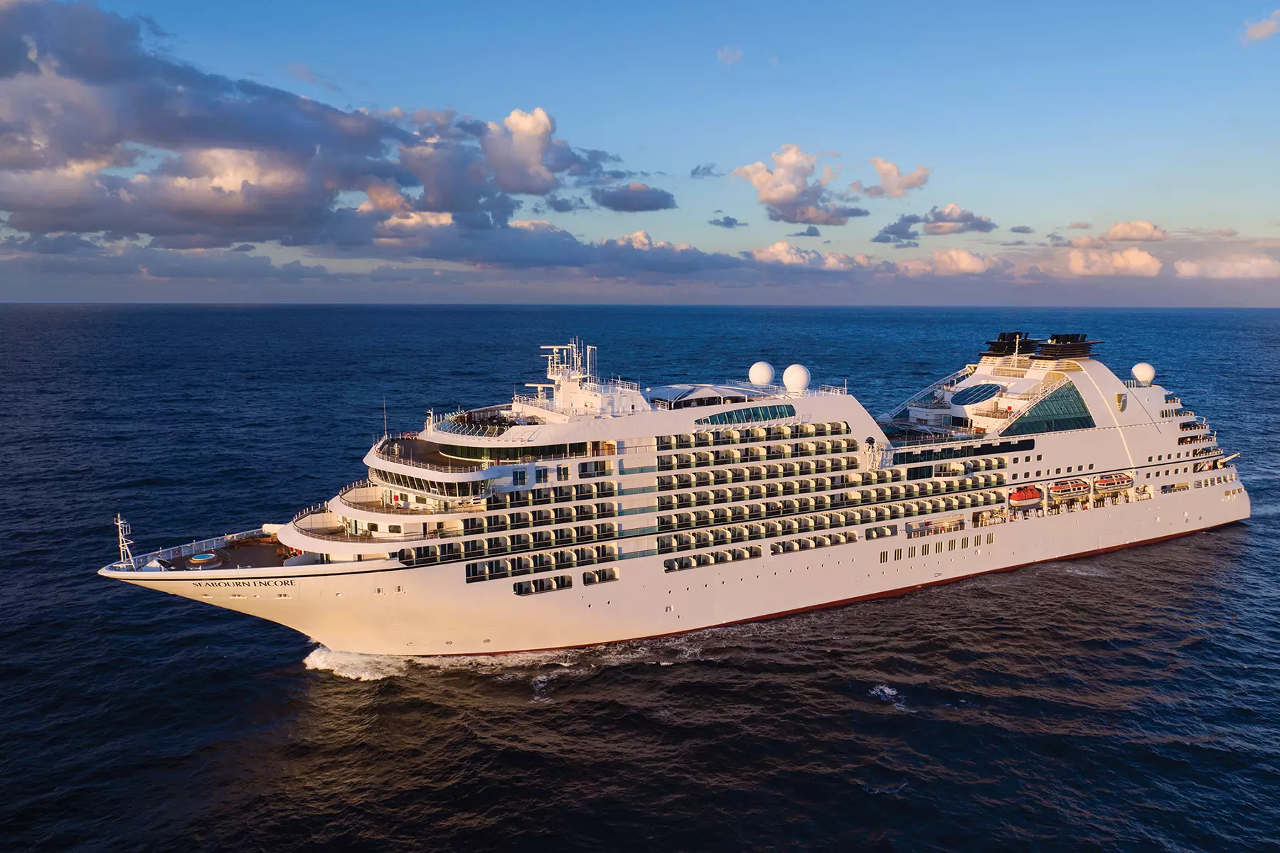 Aerial saka Seabourn Encore