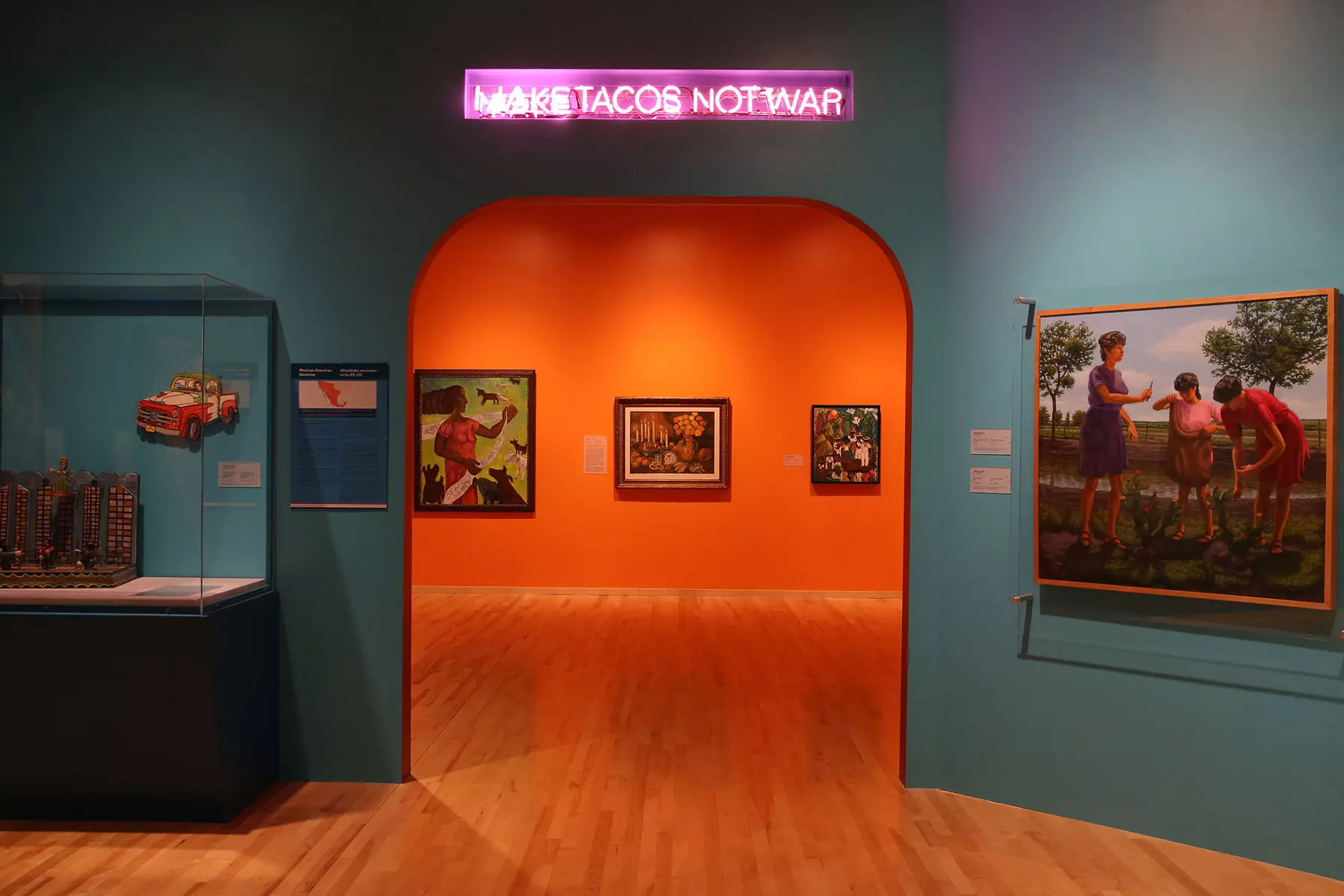 Naka-display ang sining sa National Museum of Mexican Art sa Chicago