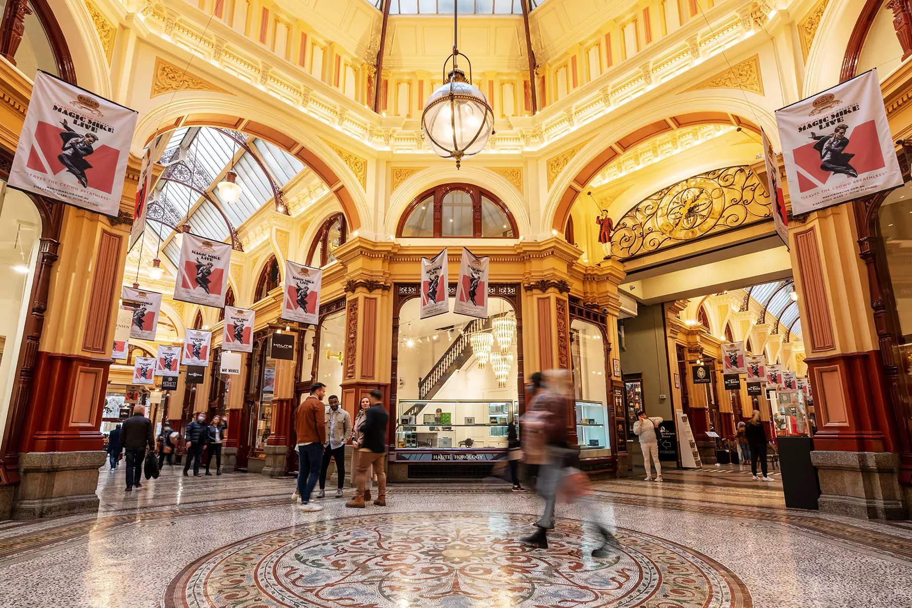 Interiör av Block Arcade i Melbourne