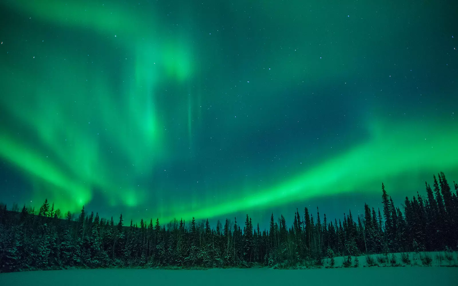 Geriausios vietos pamatyti šiaurės pašvaistę: Fairbanks, Aliaska