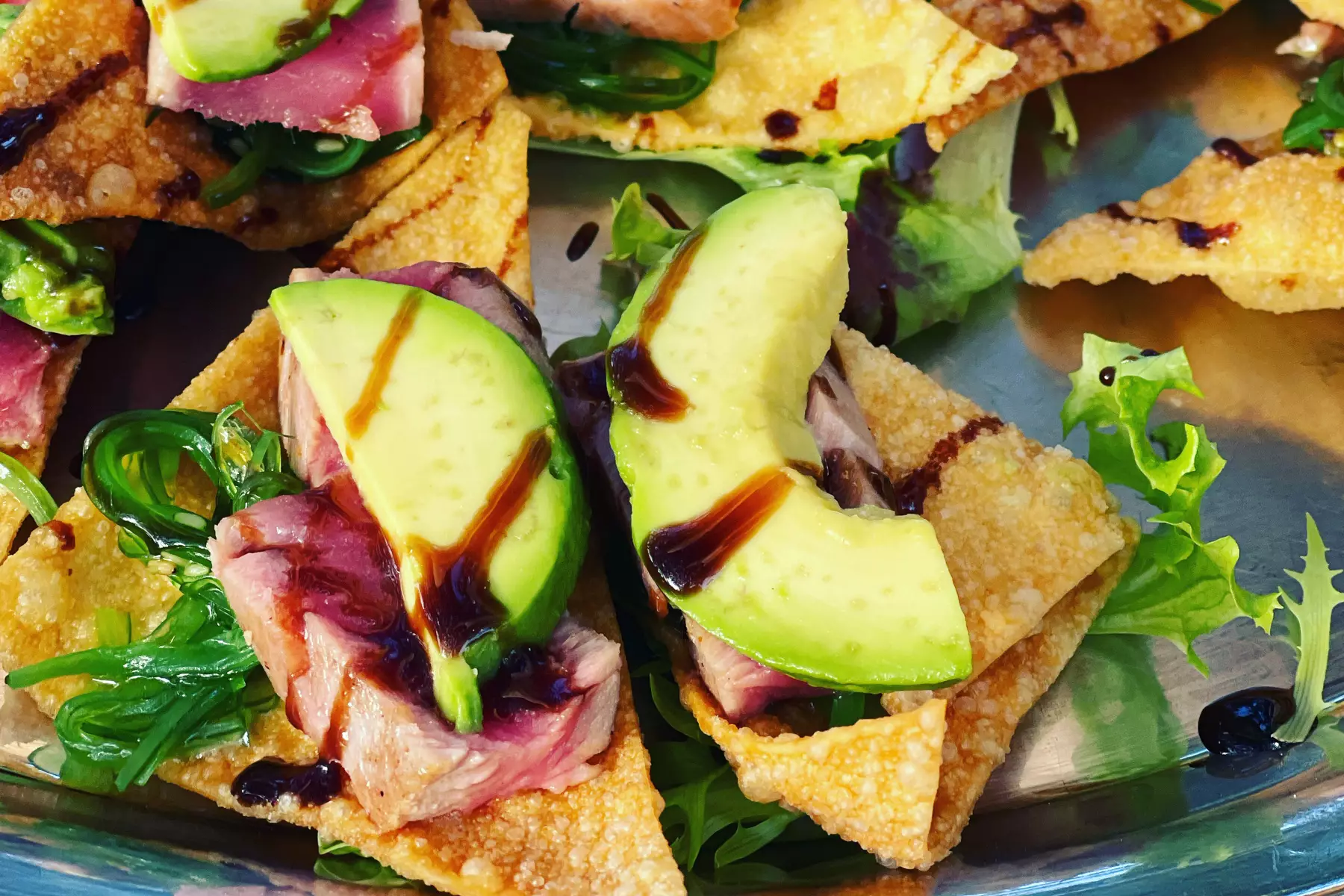 Tunas Avocado Nachos Key Largo Conch House