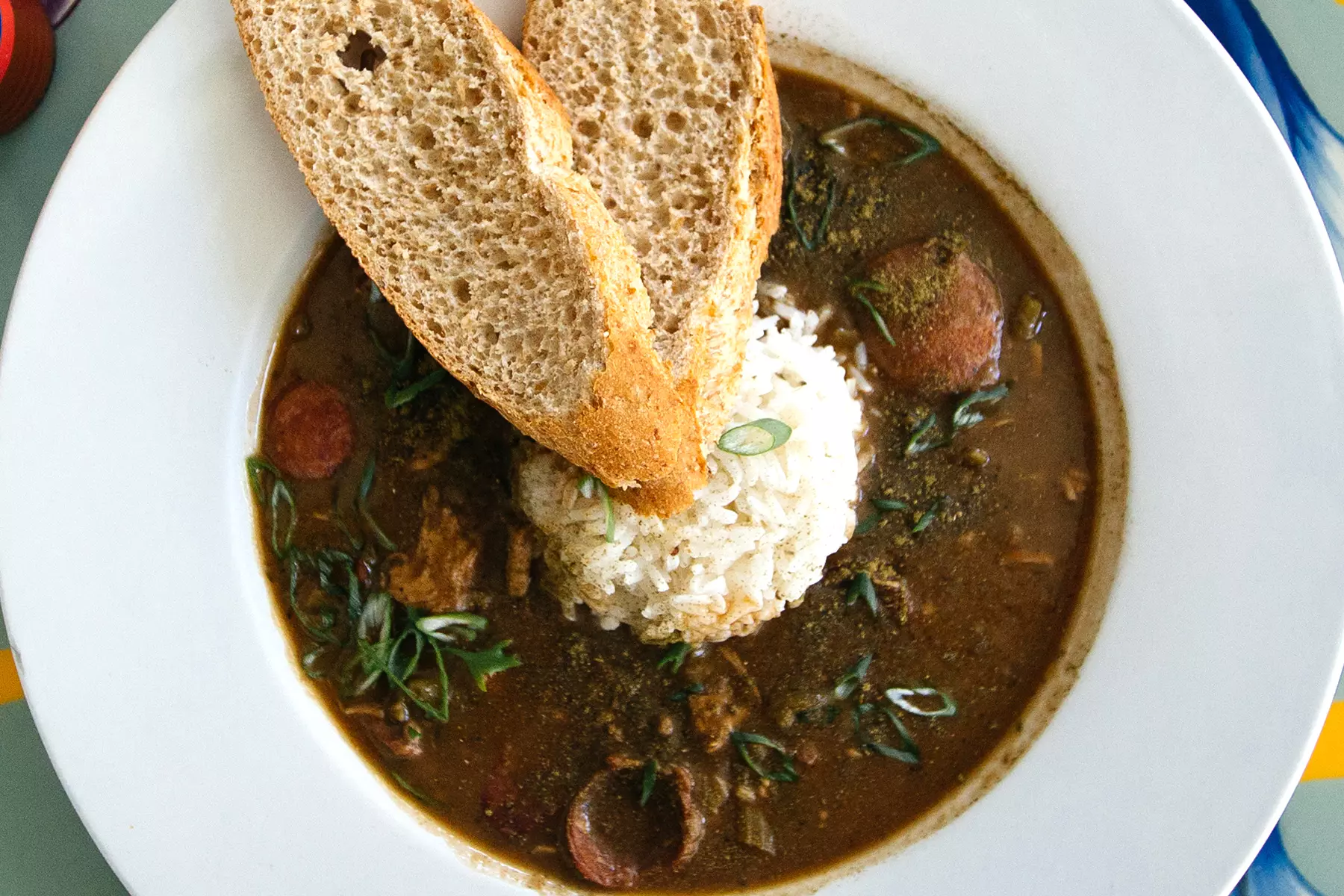 Li başûrê Seven's Gumbo