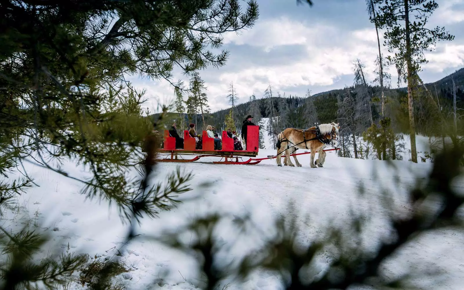 Keystone रिसोर्ट मा Sleigh सवारी