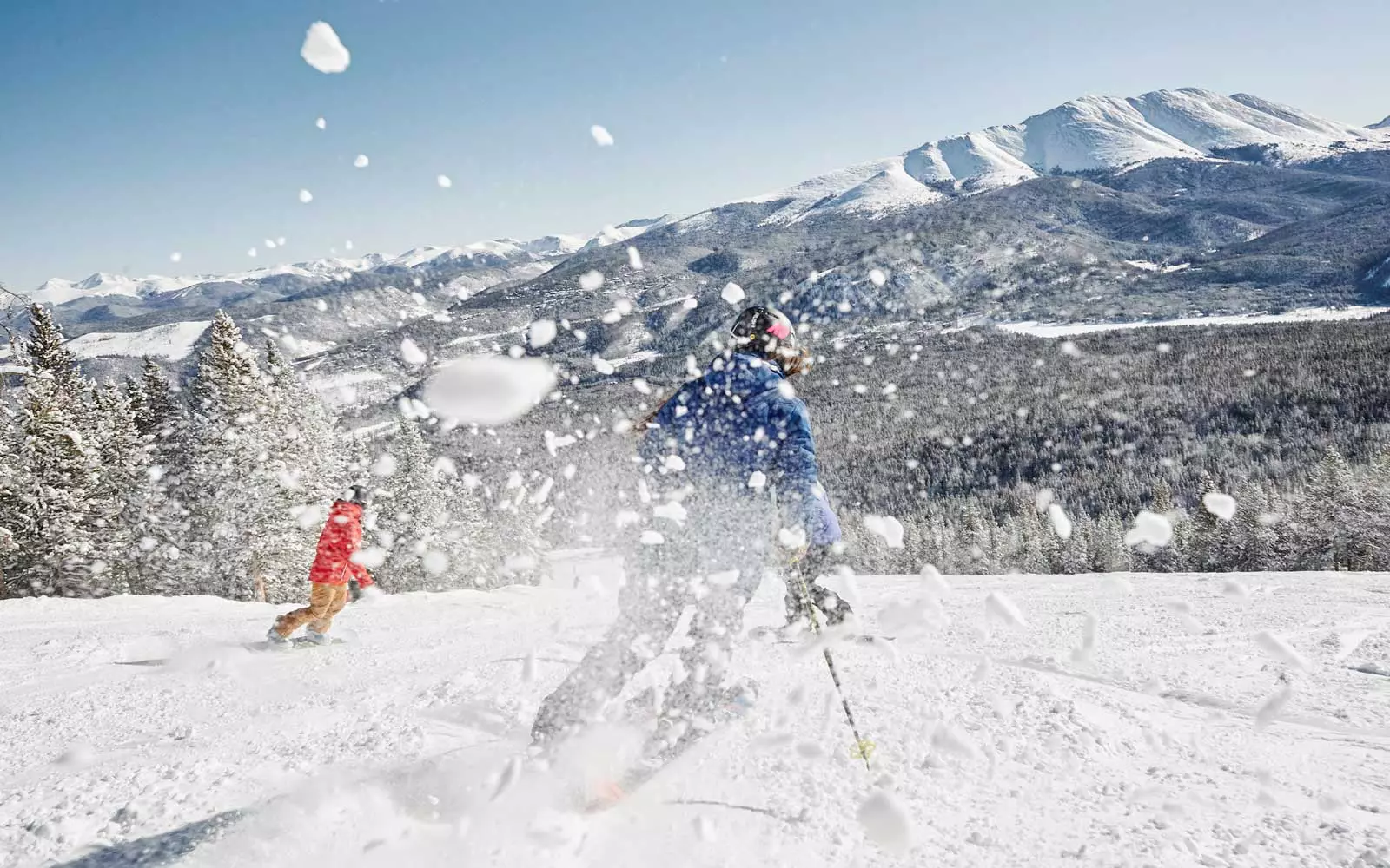 Breckenridge मा स्कीइङ