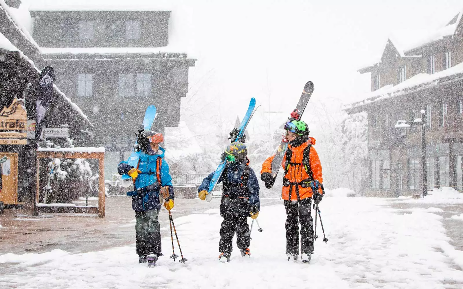 În satul de la Aspen Snowmass