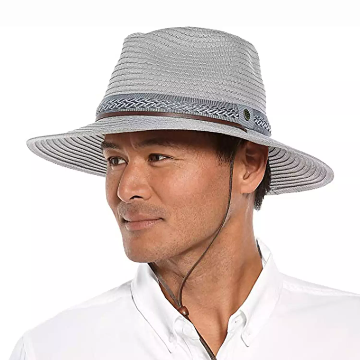 Coolibar UPF 50+ หมวกเดินทางสำหรับผู้ชาย Galileo Packable