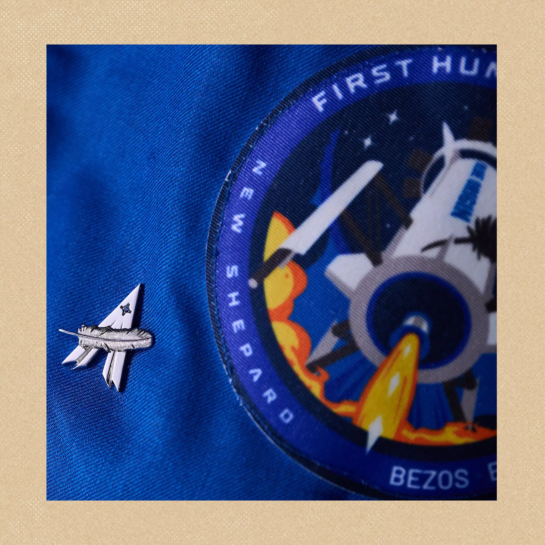 I-Blue Origin Indiza Yomuntu Yokuqala I-L0 I-Astronaut Wings