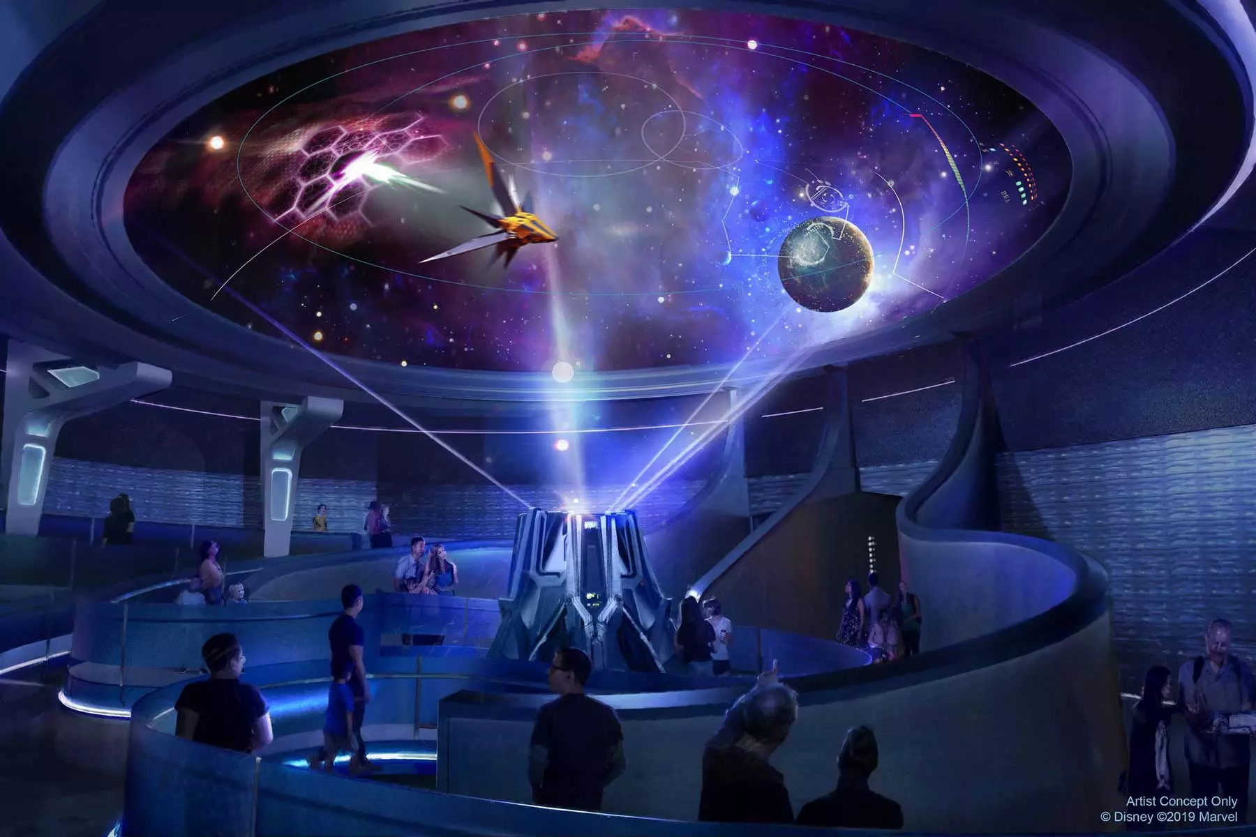 Keajaiban Xandar Pavilion di EPCOT