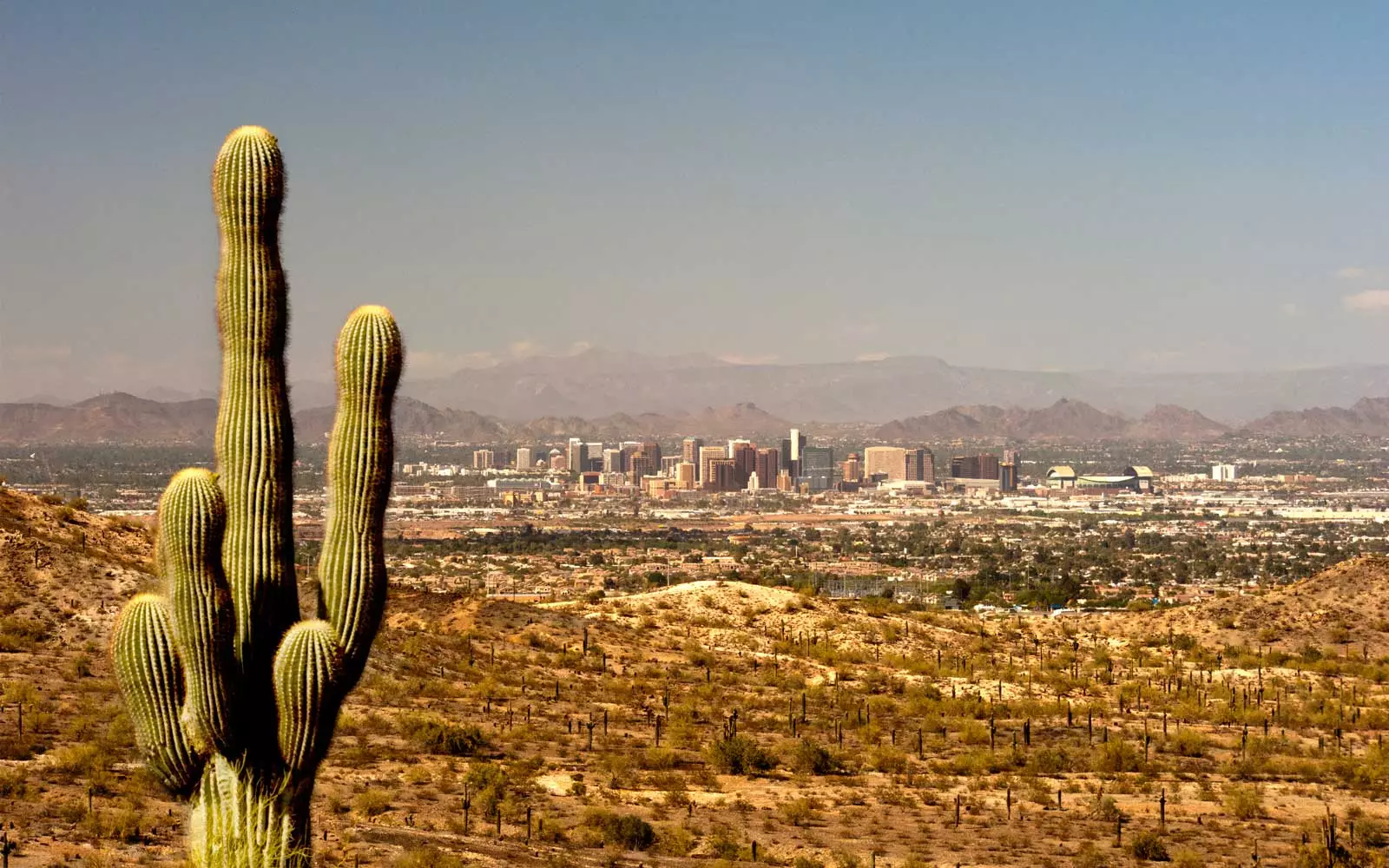 Phoenix, z South Mountain, Arizona