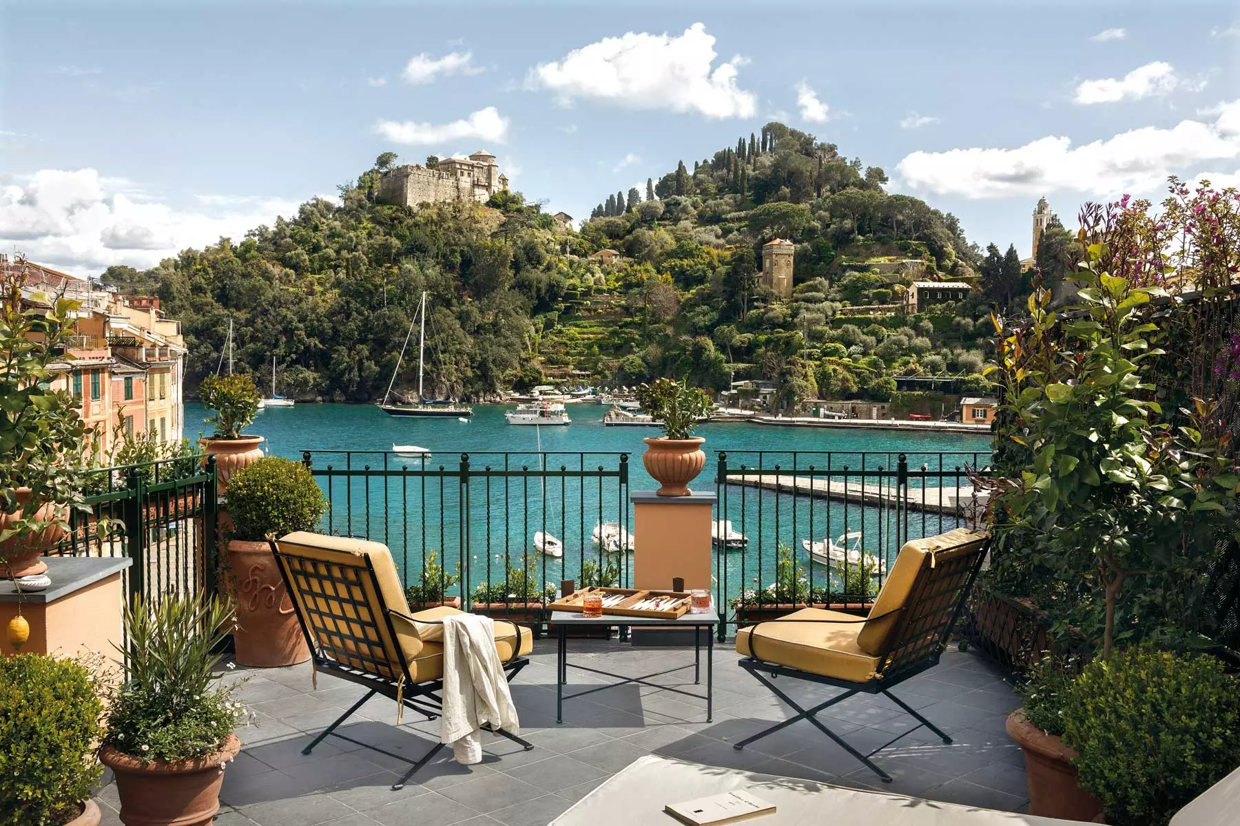 Ava Gardner Suite Terrace viesnīcā Splendido Mare, A Belmond Hotel, Portofino