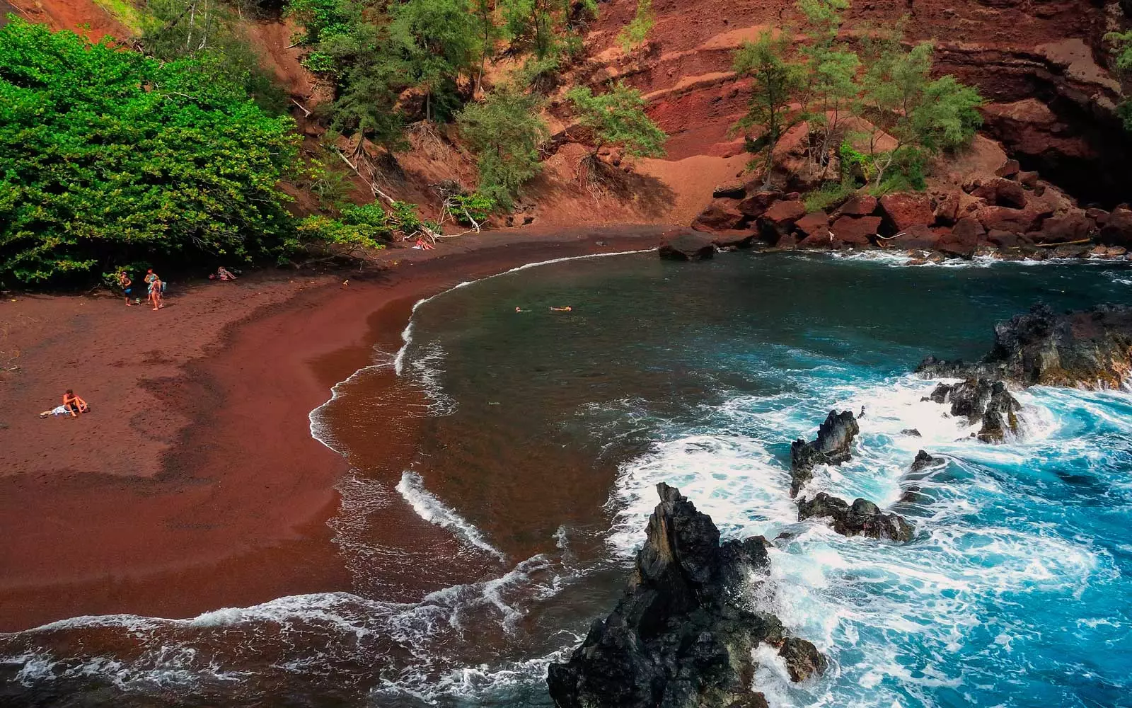 Praia de Kaihalulu, Maui