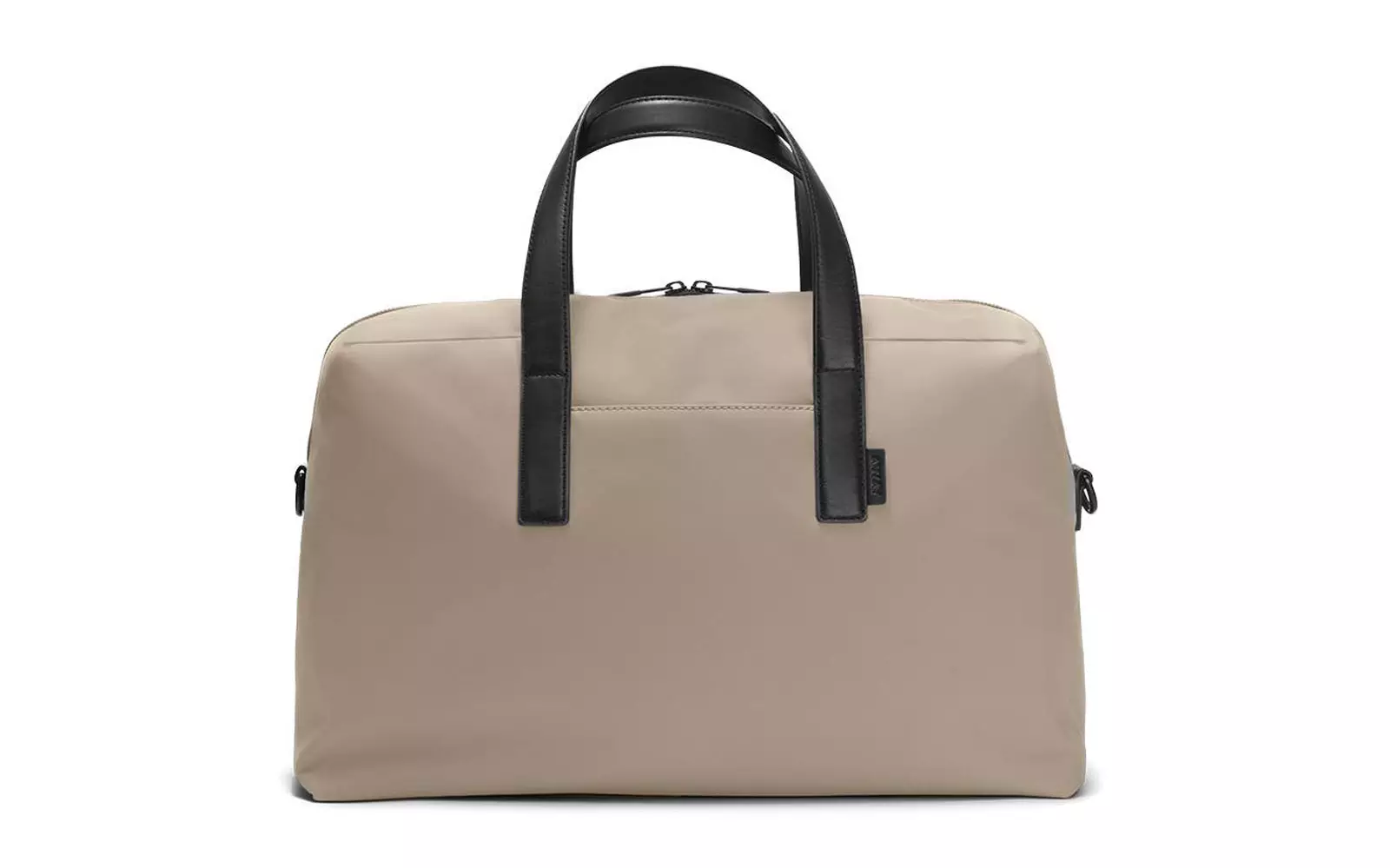 Beige Canvas Weekender ቦርሳ