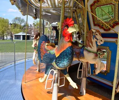 Frog Pond Carousel, Boston