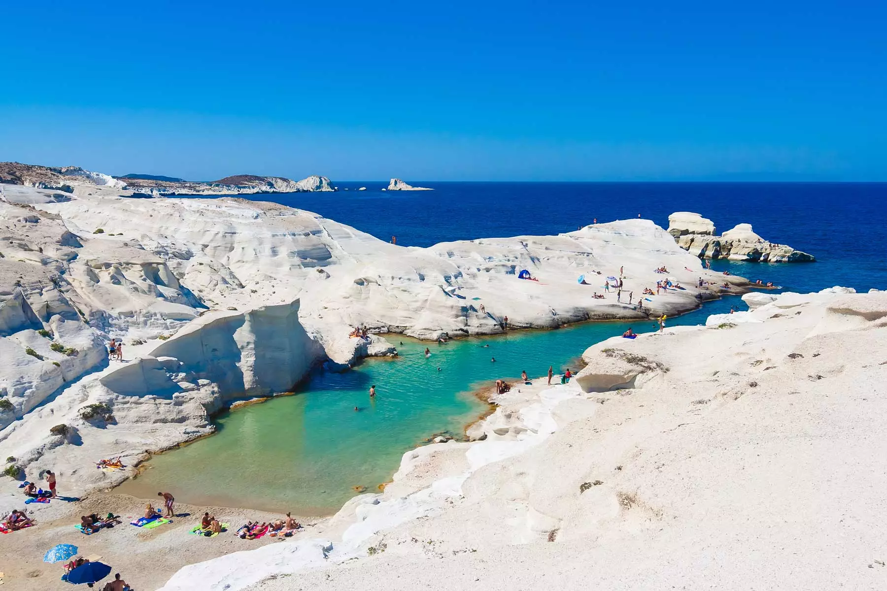 Milos Island, Cyclades, Girka