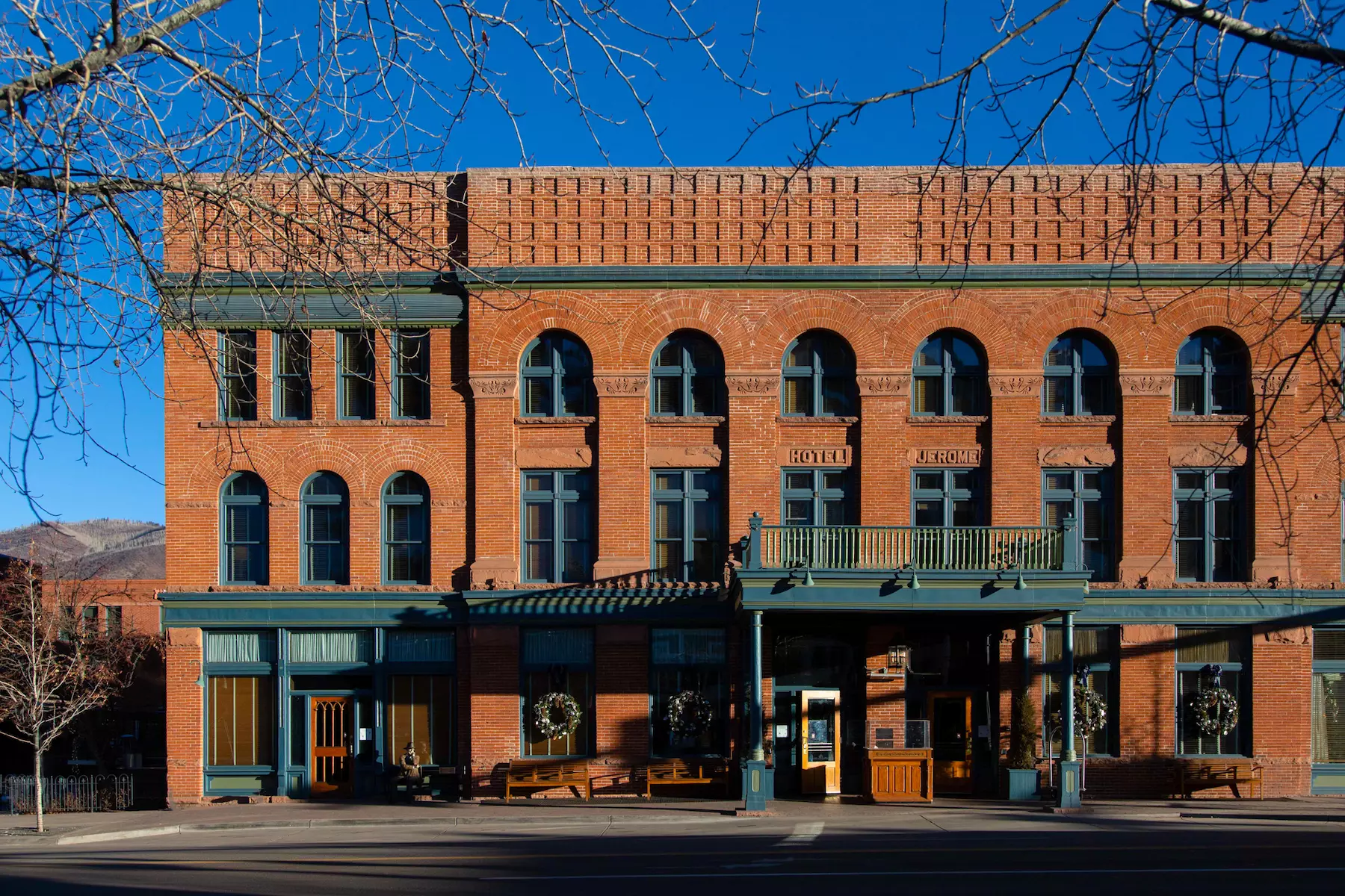 Hotel Jerome Aspen exterior din cărămidă