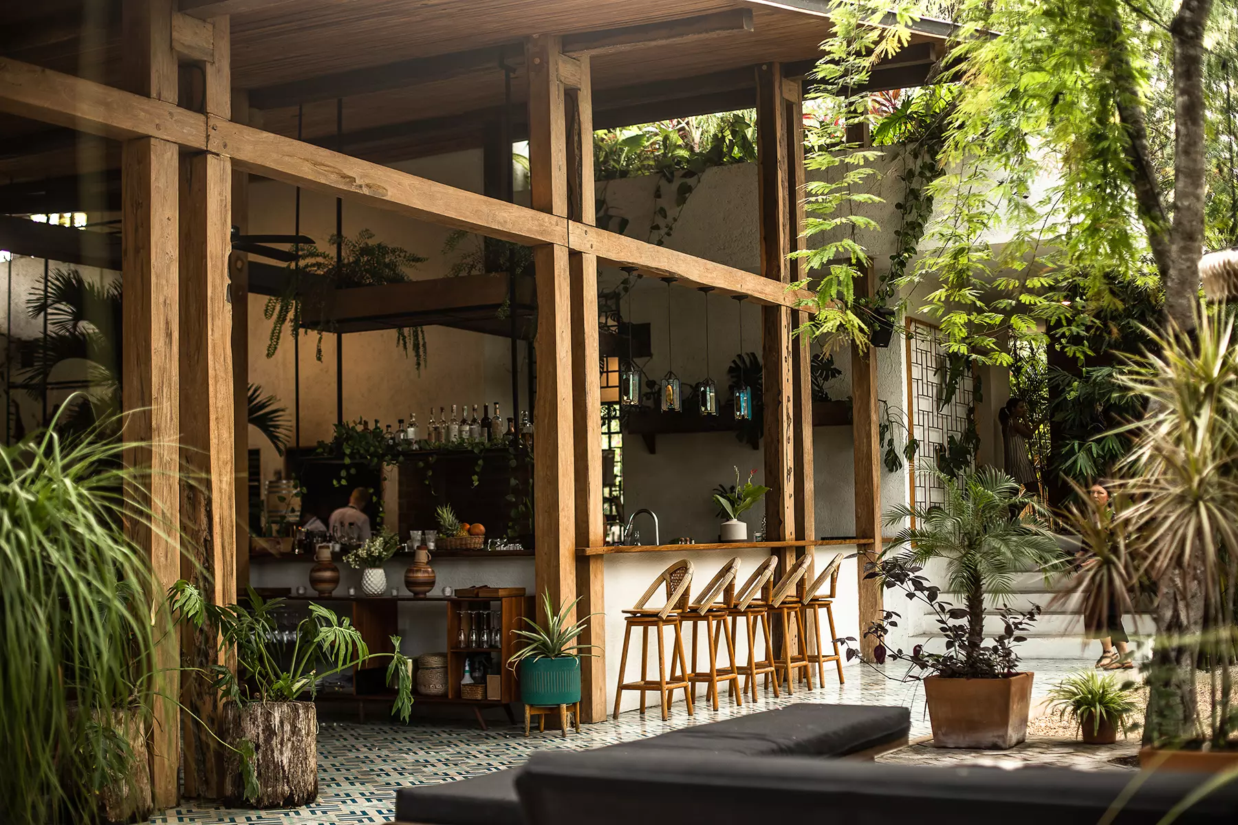 Y bar yn Verdant Tulum