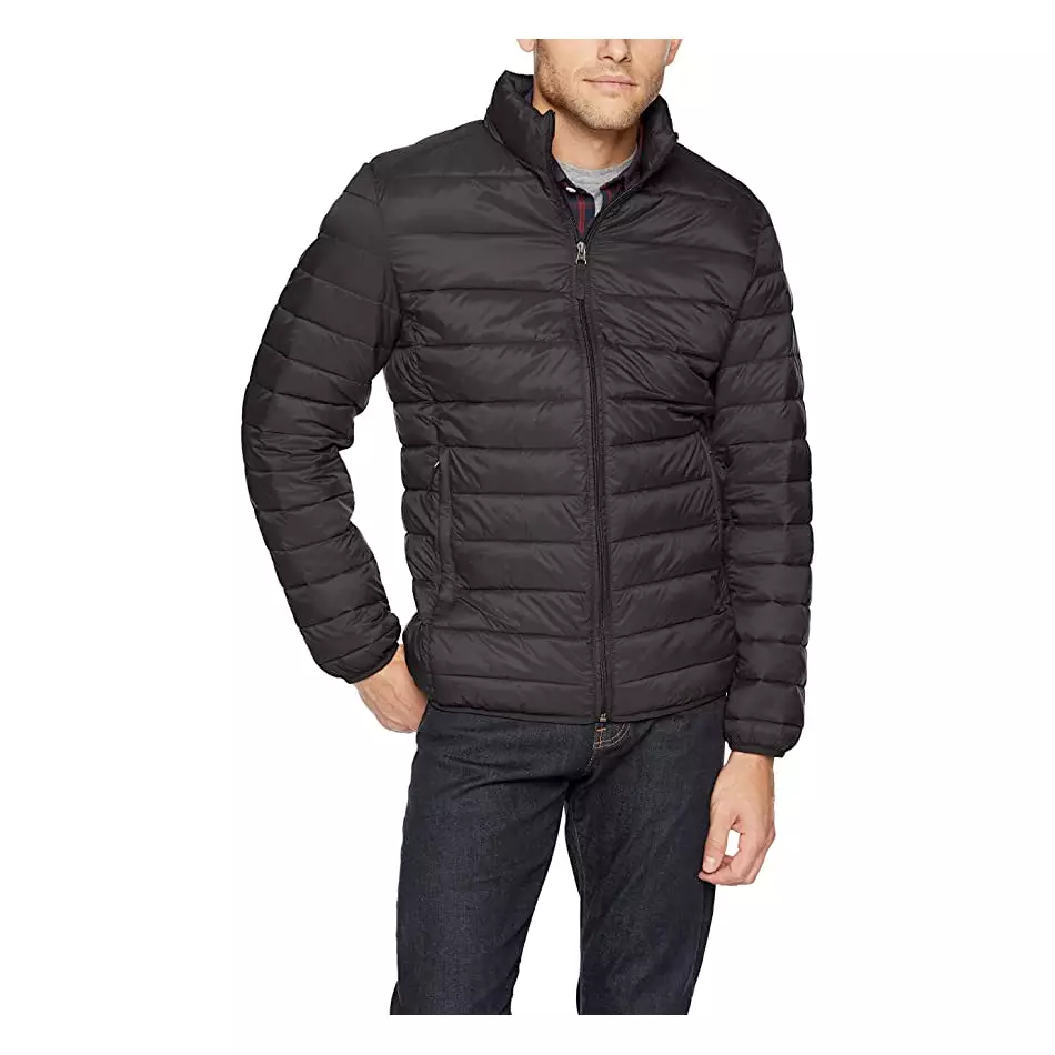 Amazon Essentials Men's Lightweight Water-Resistant Packable Puffer Jacket