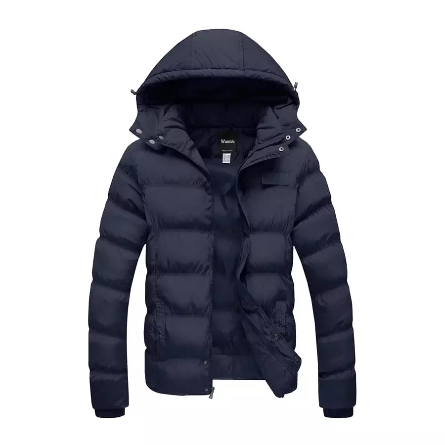 Wantdo Men's Winter Coat Warm Puffer Jacket