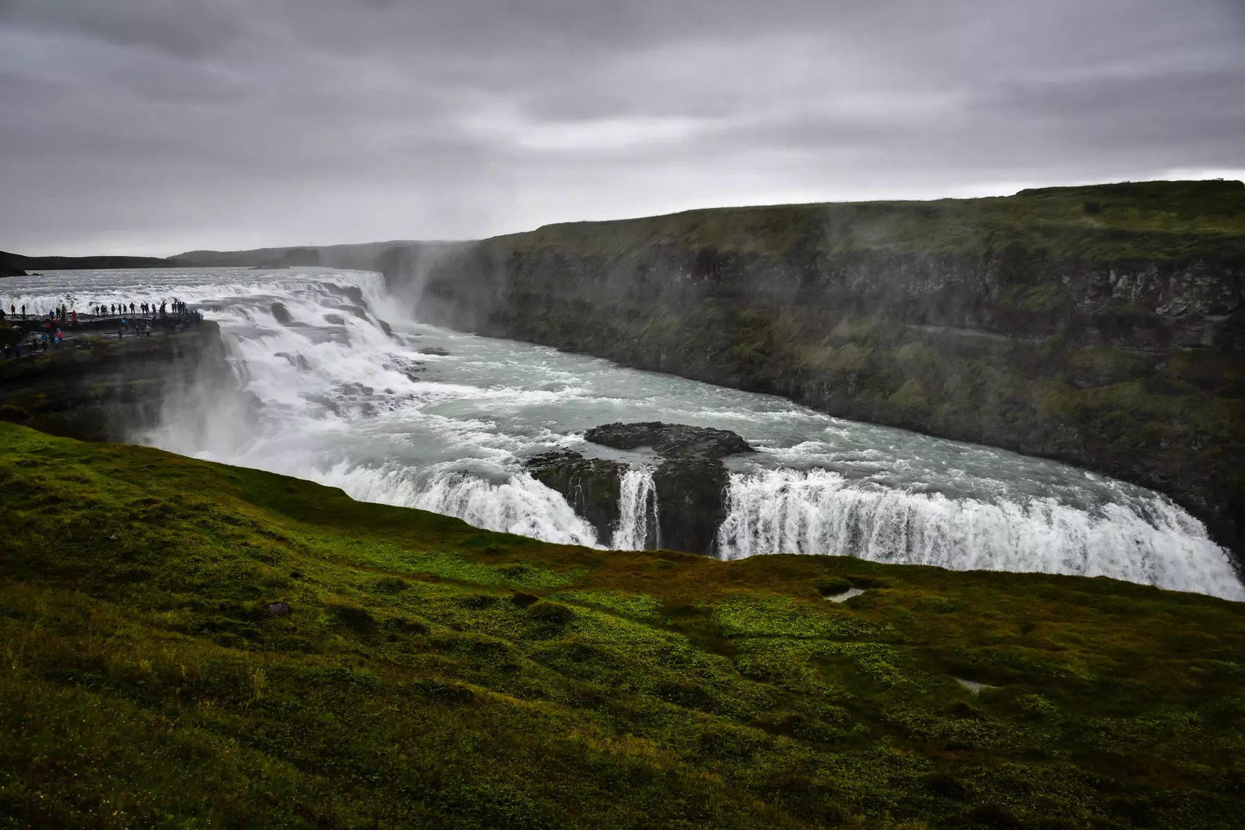 Gullfoss Waterfall - lâns de Gouden Sirkel - Gullfoss Yslân