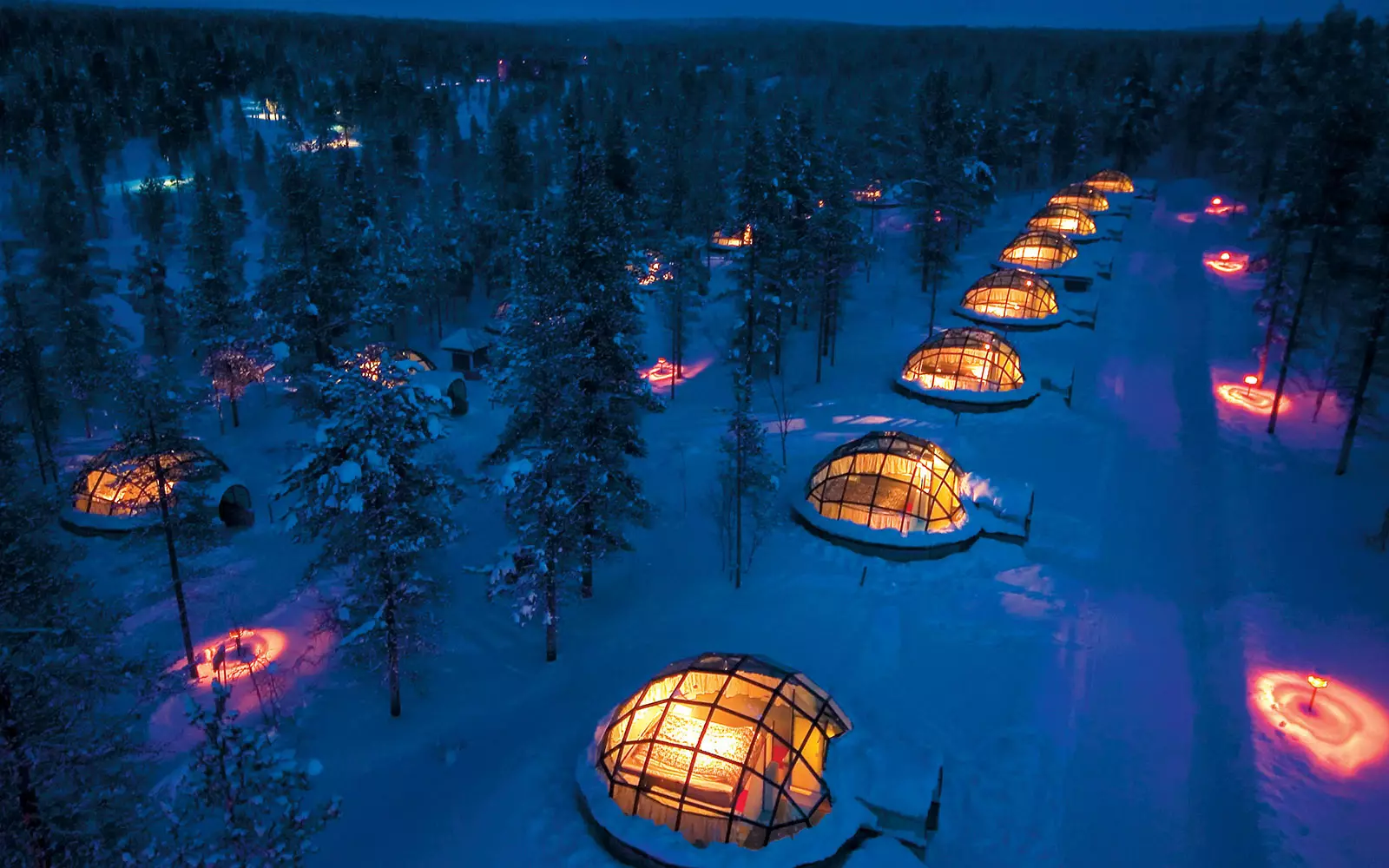 Labākās vietas, kur redzēt ziemeļblāzmu: Somija