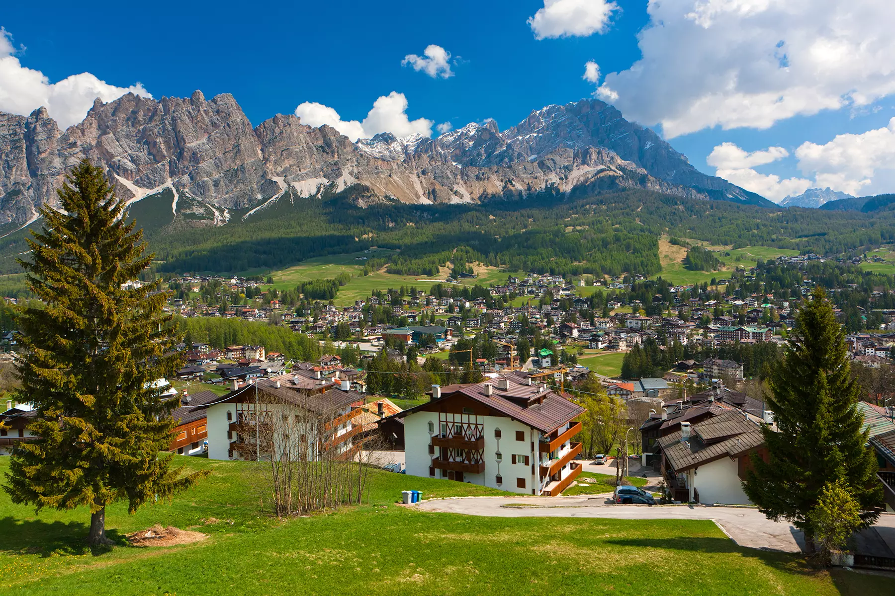 İtalya, Cortina, Dolomites, Pieve di Livinallongo.