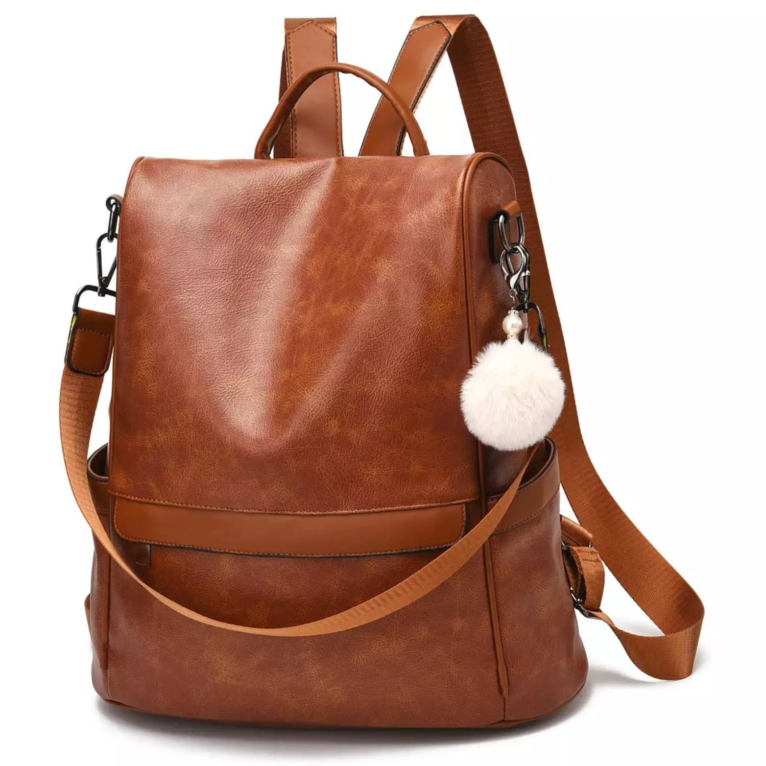 Дамска раница портмоне PU кожа против кражба ежедневна чанта през рамо модни дамски чанти-чанти