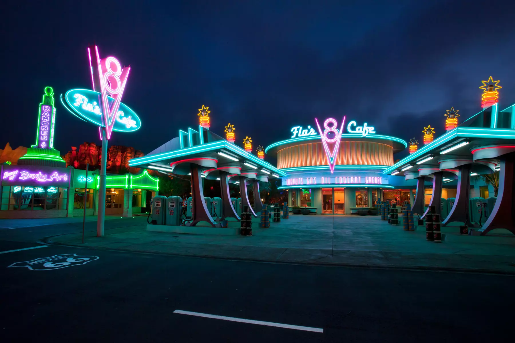 Opcións de cea en Disneyland