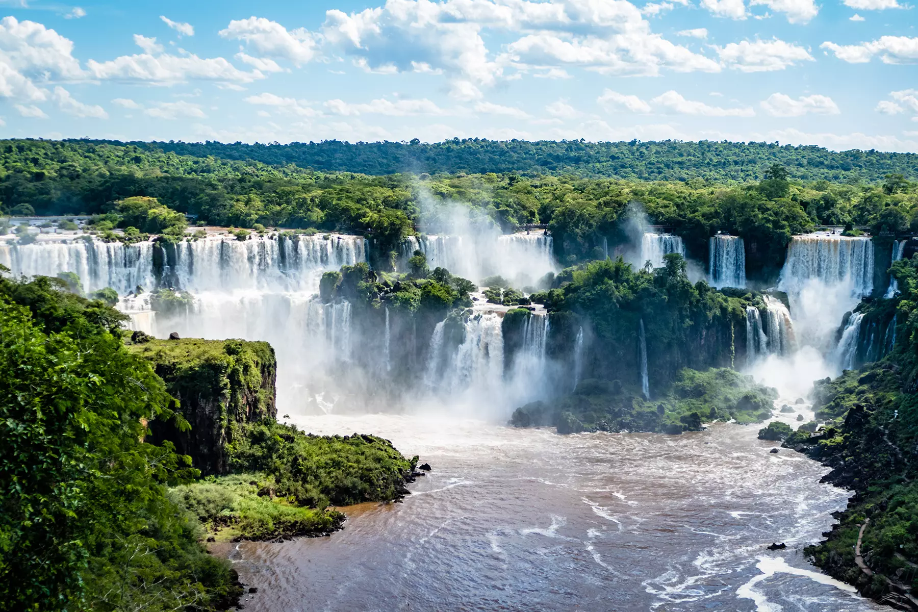 Iguassu-waterval Brazilië Argentinië