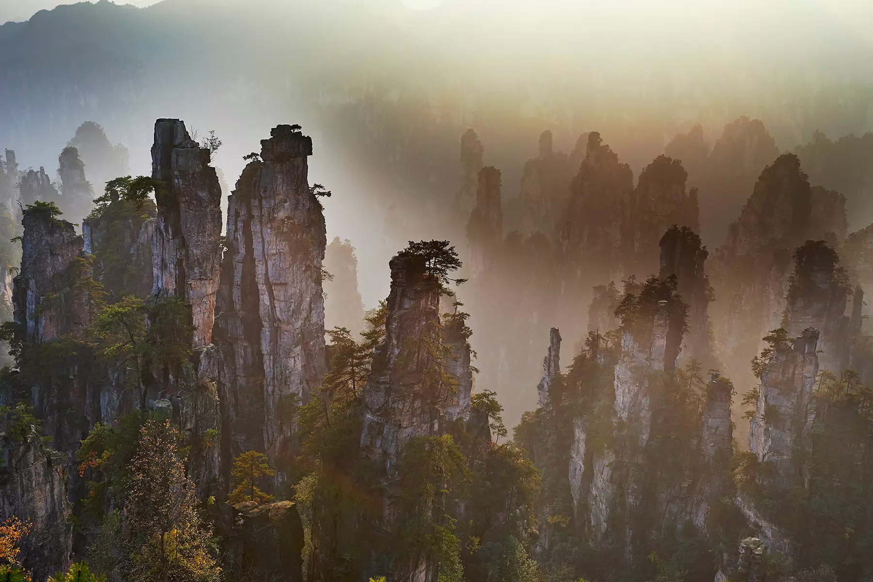 Kitajska, provinca Hunan, slikovito območje Wulingyuan