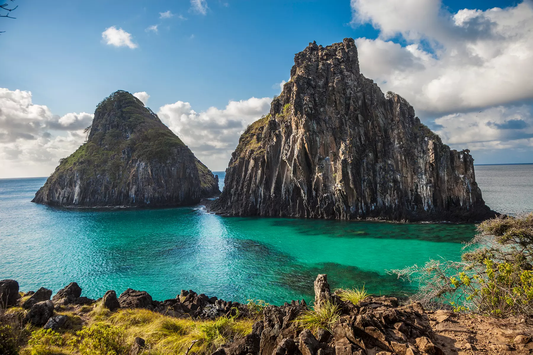 Pláž Cacimba do Padre v Fernando de Noronha