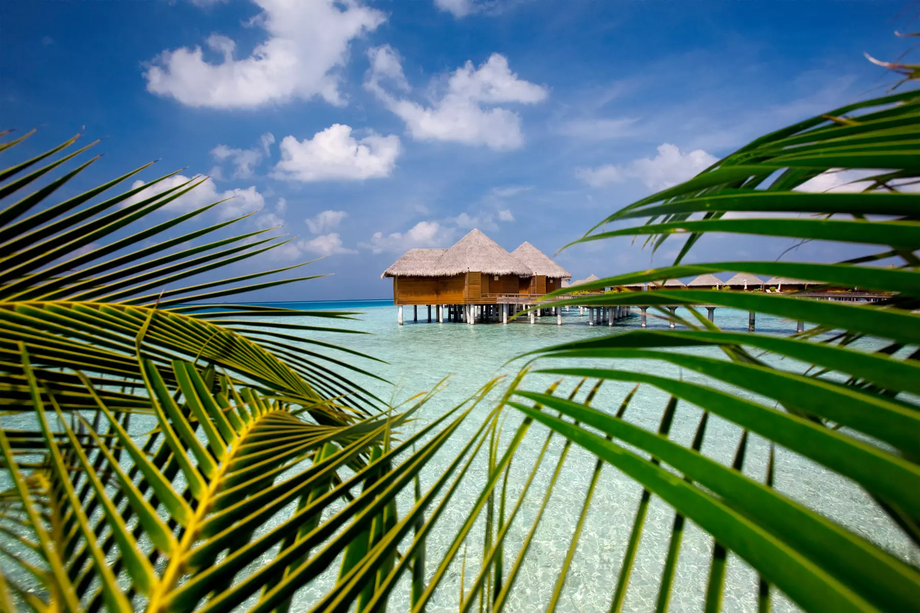 Villa boven het water bij Baros Maldives