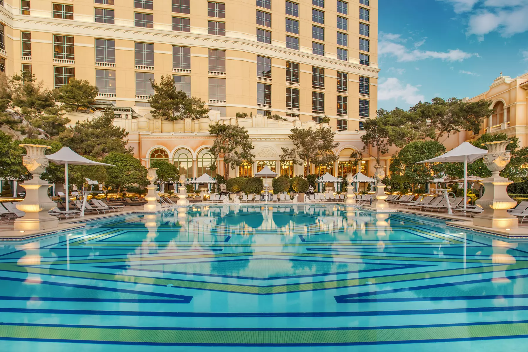 Resort-Pool im Bellagio