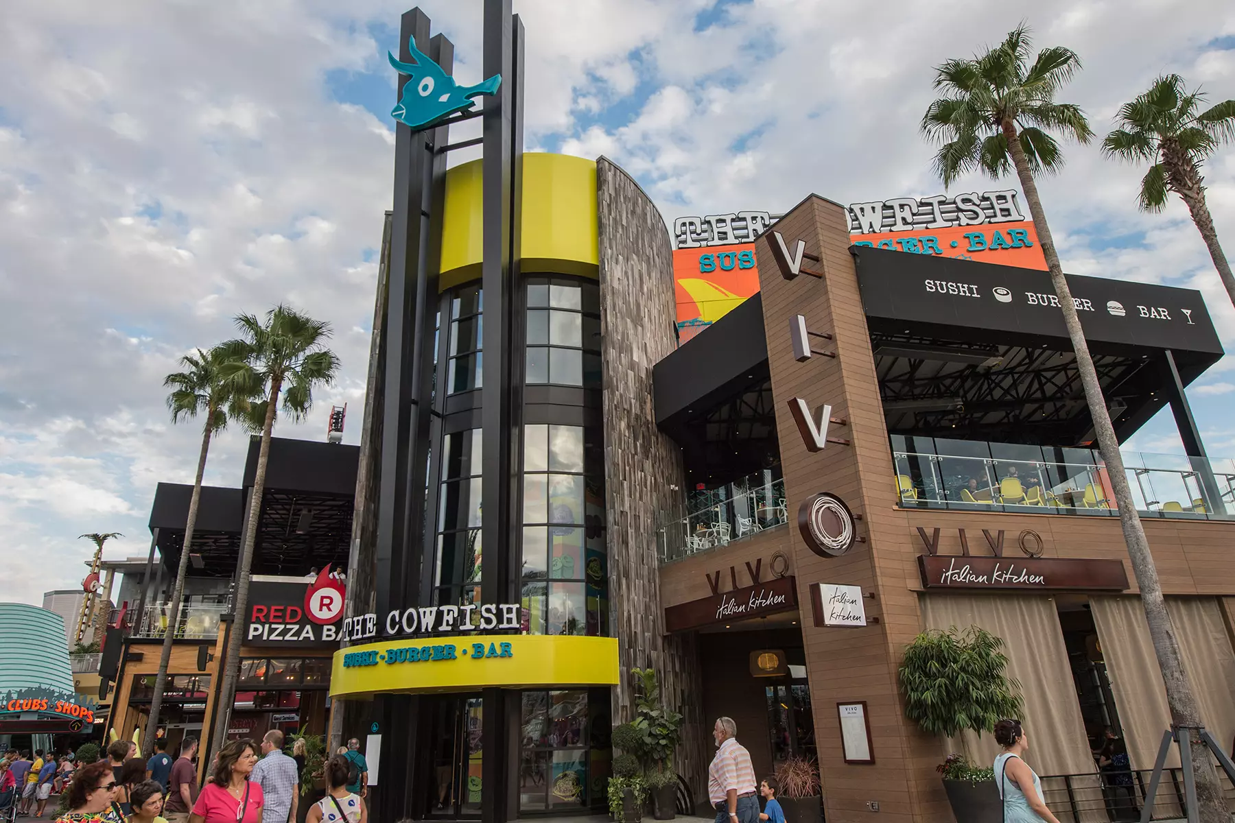 A tehénhal a Universal Orlando Resort CityWalk sétányon.