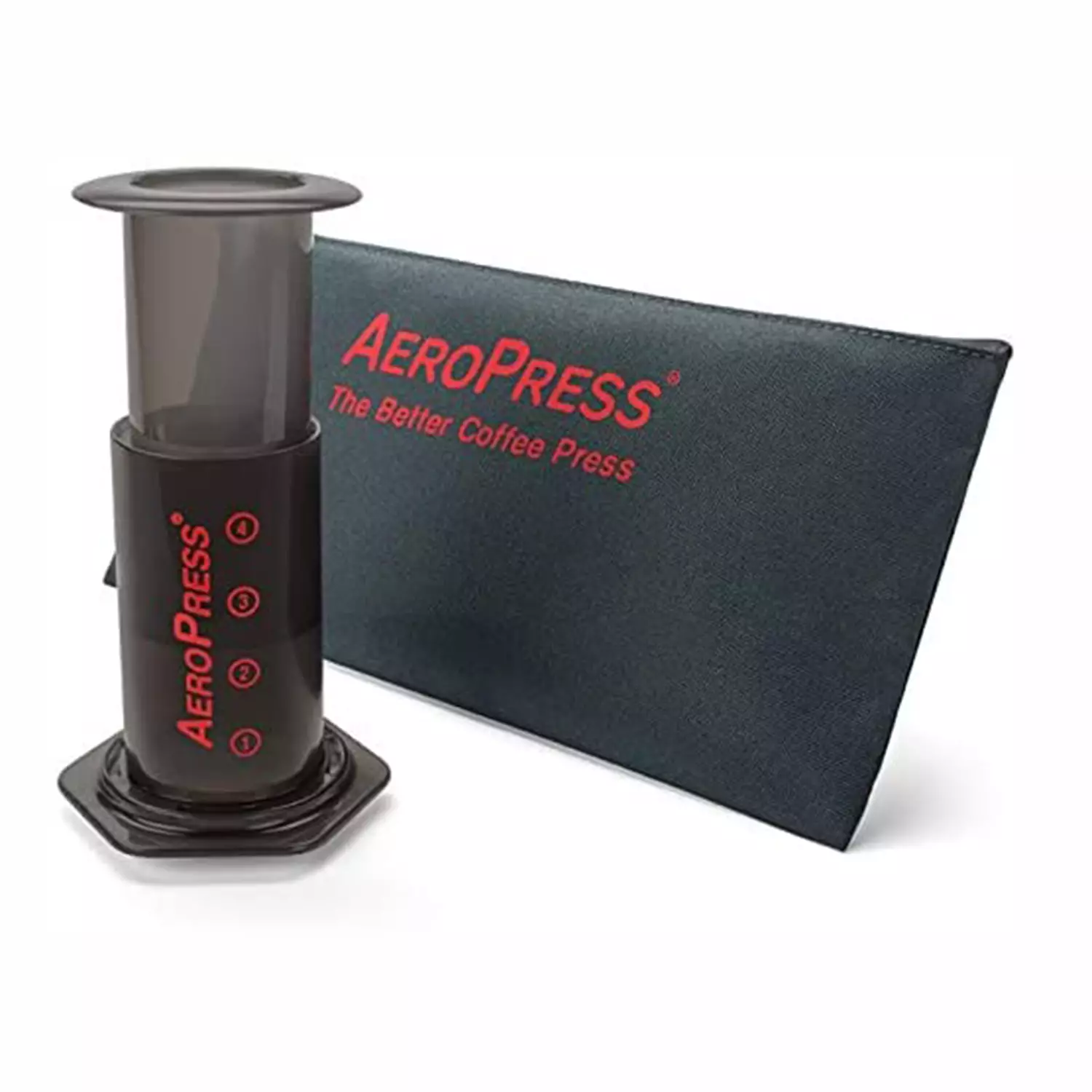 AeroPress Përgatitës për kafe dhe ekspres me çantë çantë