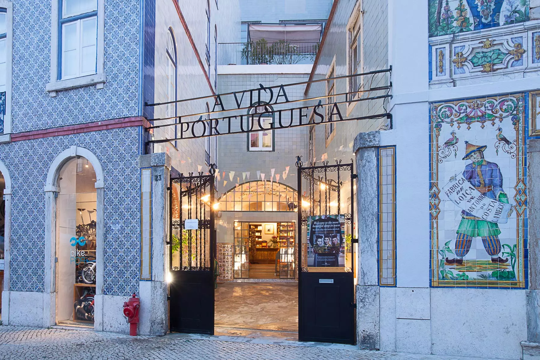 Utvendig utsikt over A Vida Portuguesa