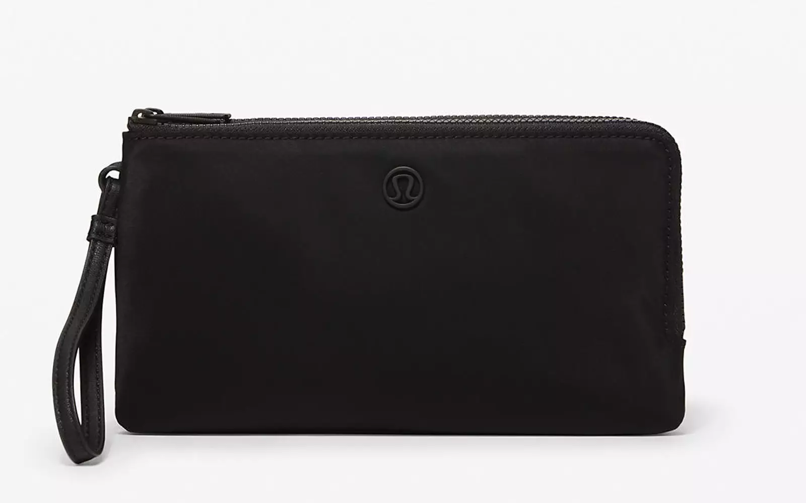 Black Rectangular Wristlet