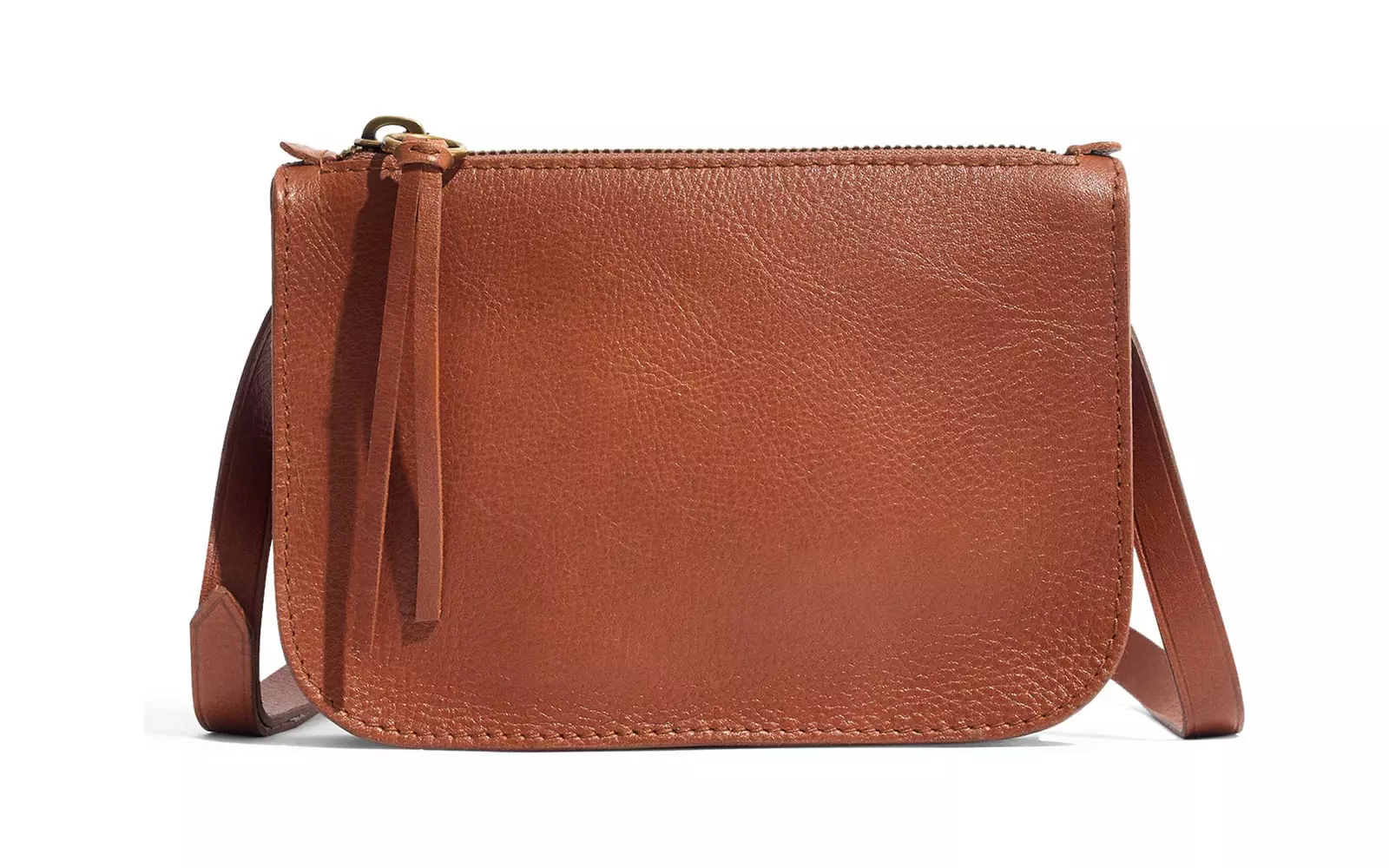 Brown Leather Crossbody Bag