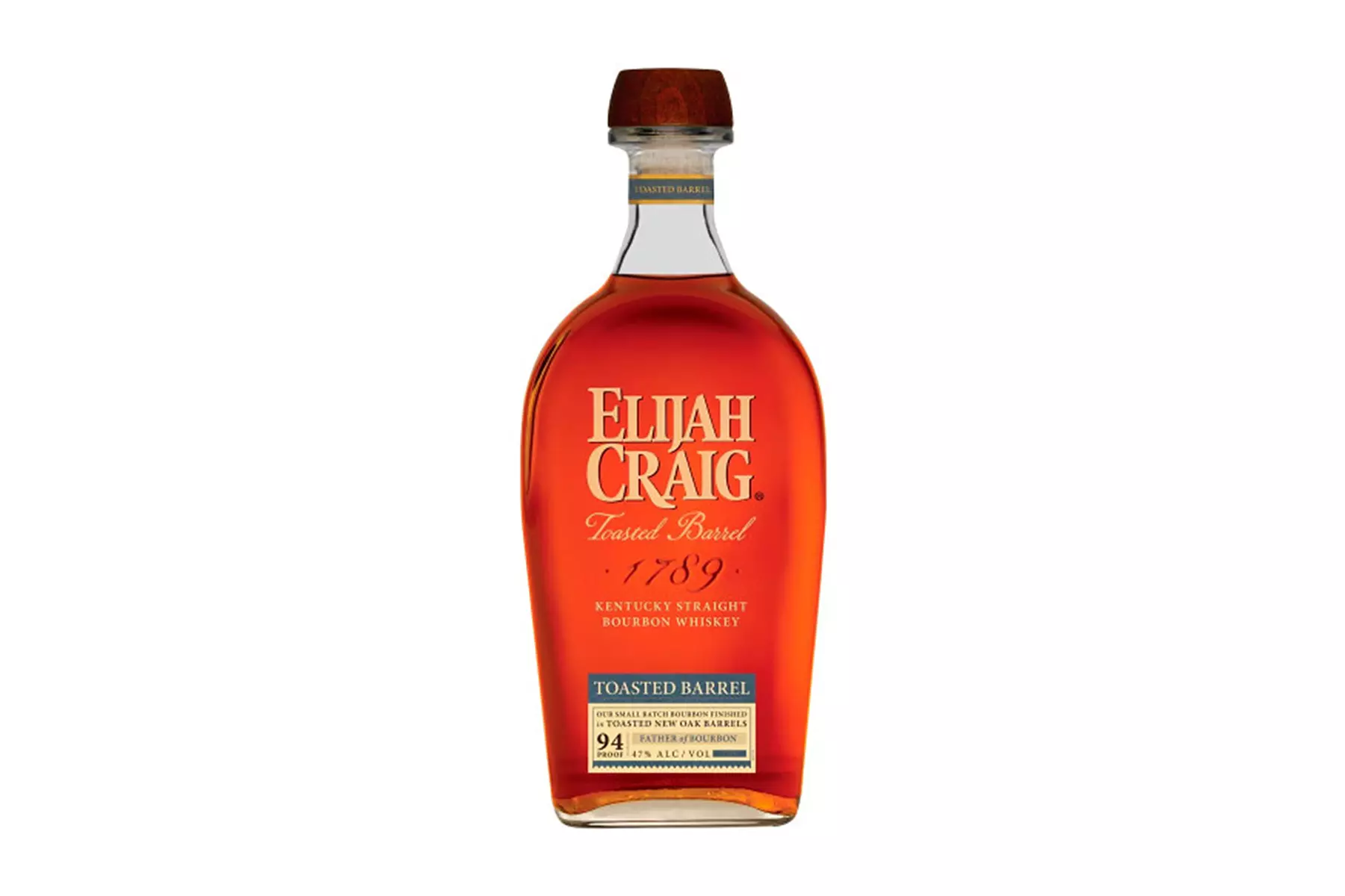 Une bouteille de Elijah Craig Toasted Barrel Bourbon