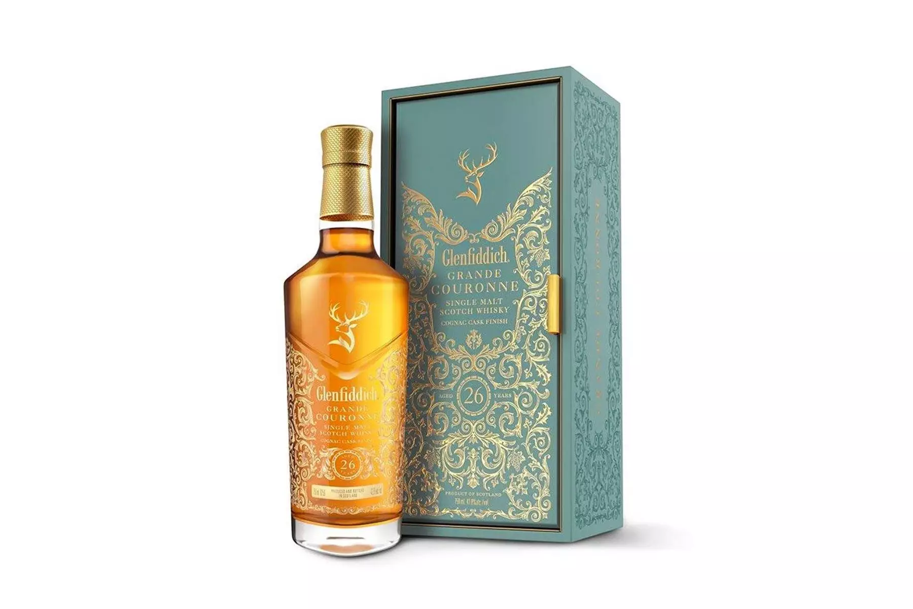 Une bouteille de Glenfiddich 26 Year Grande Couronne Scotch Whisky