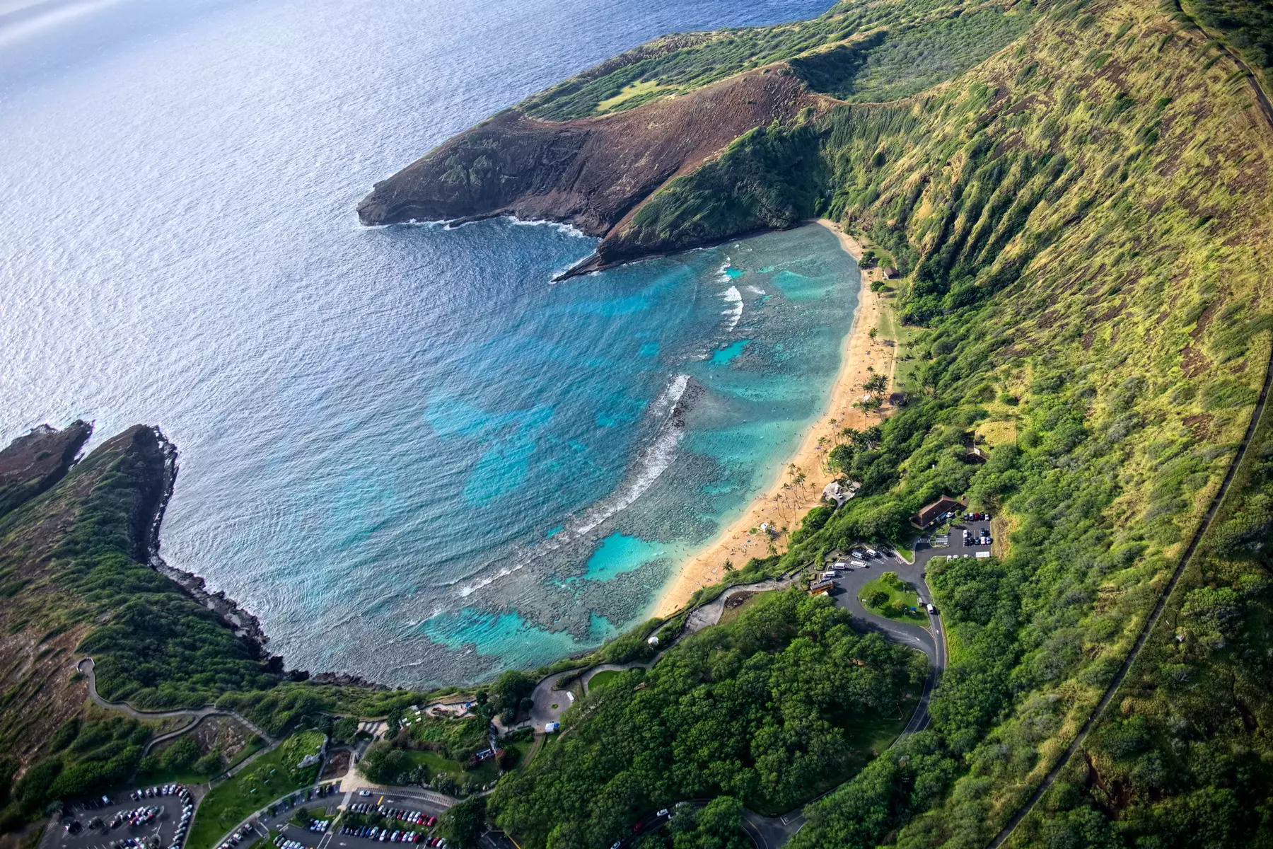 I-Hanauma Bay, Oahu, Hawaii