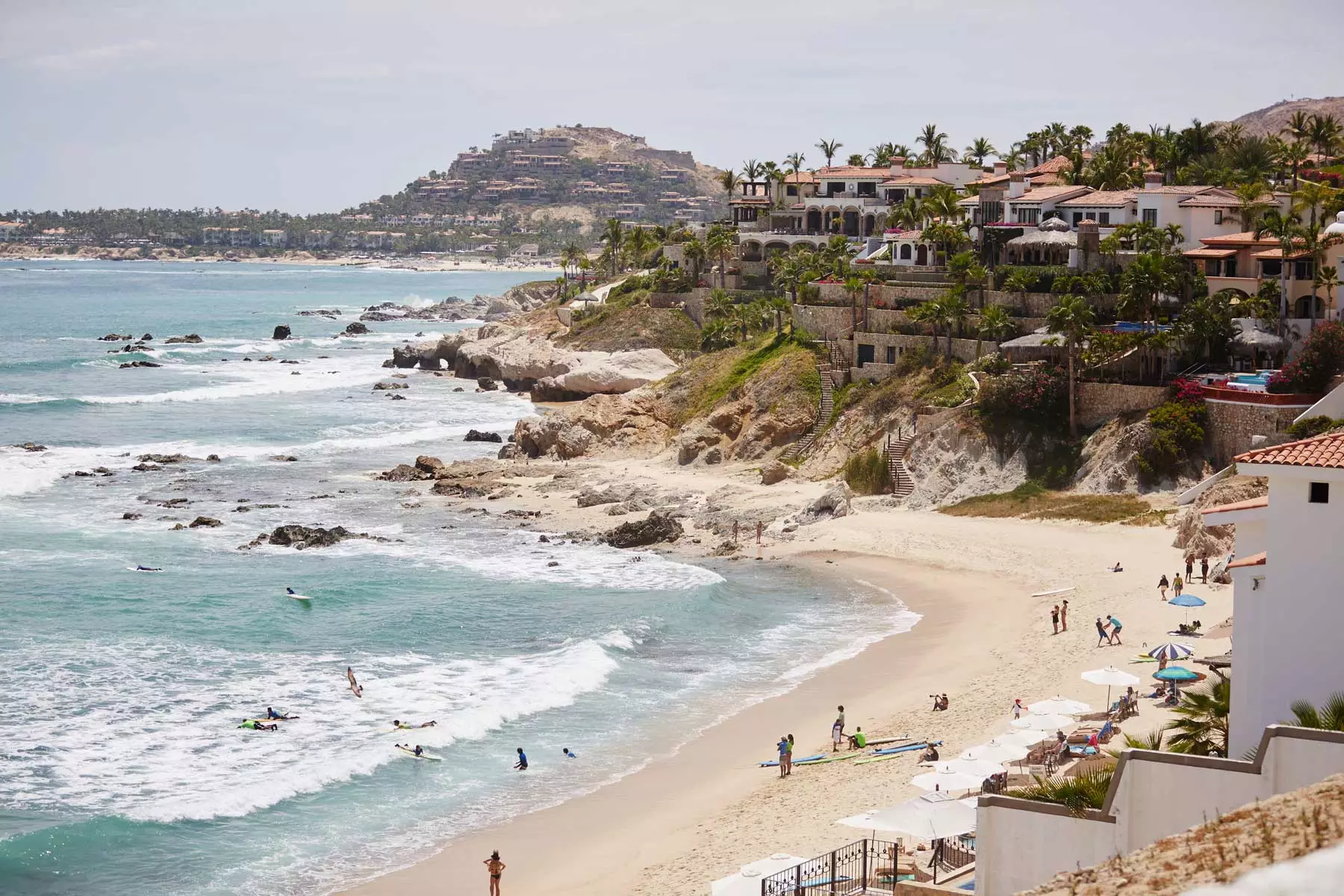 Praia do litoral de Cabo San Lucas