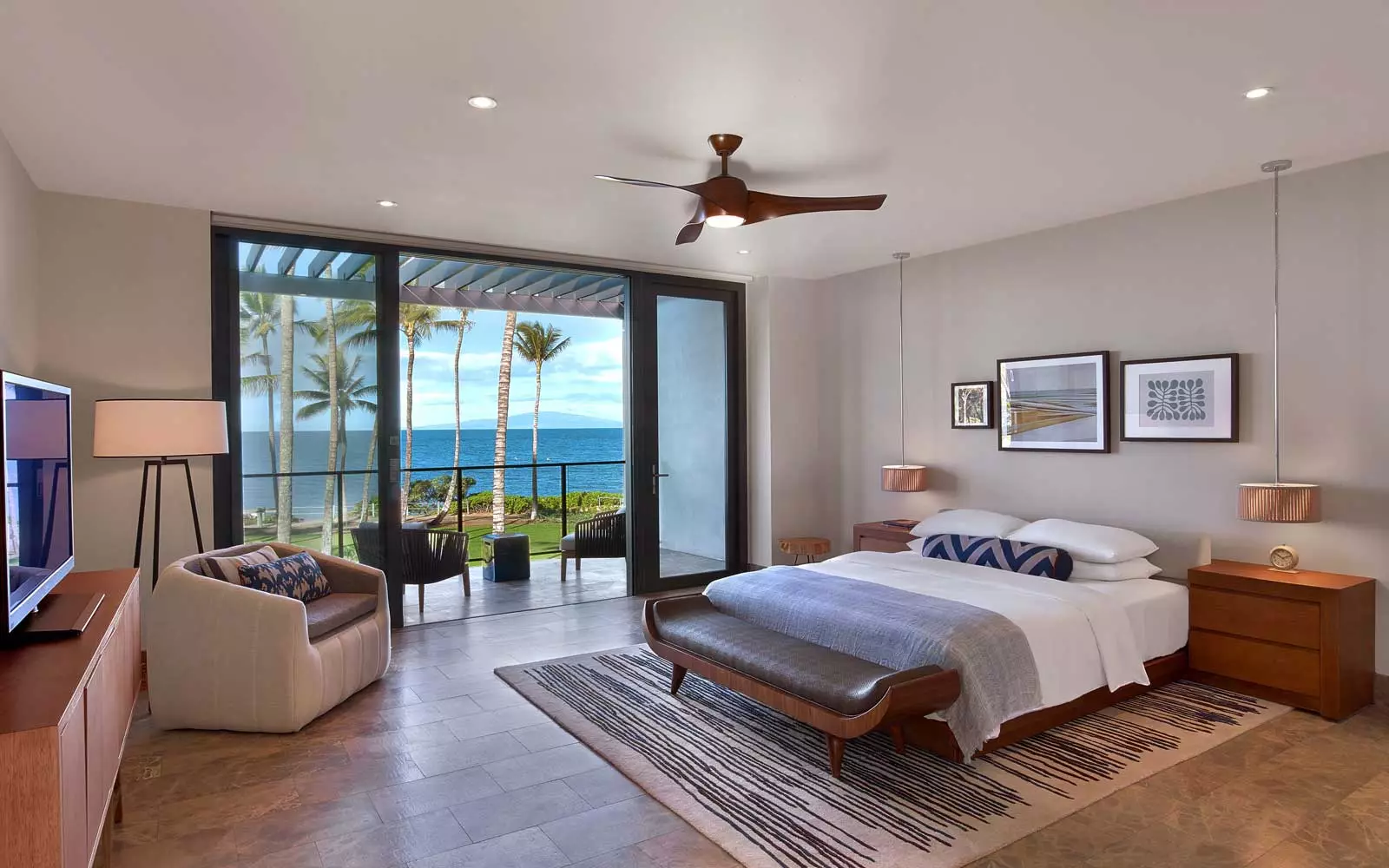 Khung cảnh cửa sổ từ Andaz Maui tại Khu nghỉ dưỡng Wailea ở Maui, Hawaii