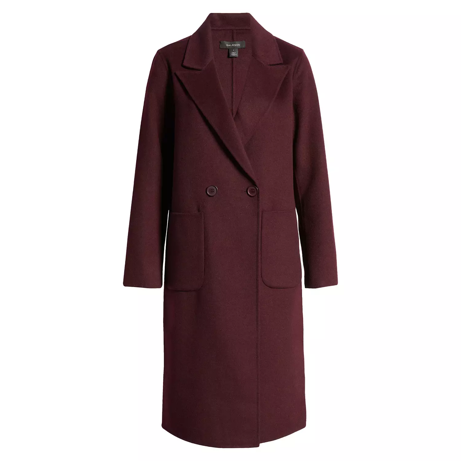 Halogen Double Face Wool Coat