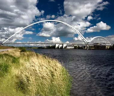 Infinity Bridge, Stockton on Tees, Anglaterra