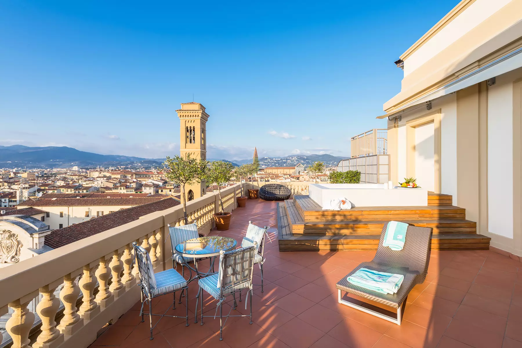 La terrasse du Westin Excelsior, Florence
