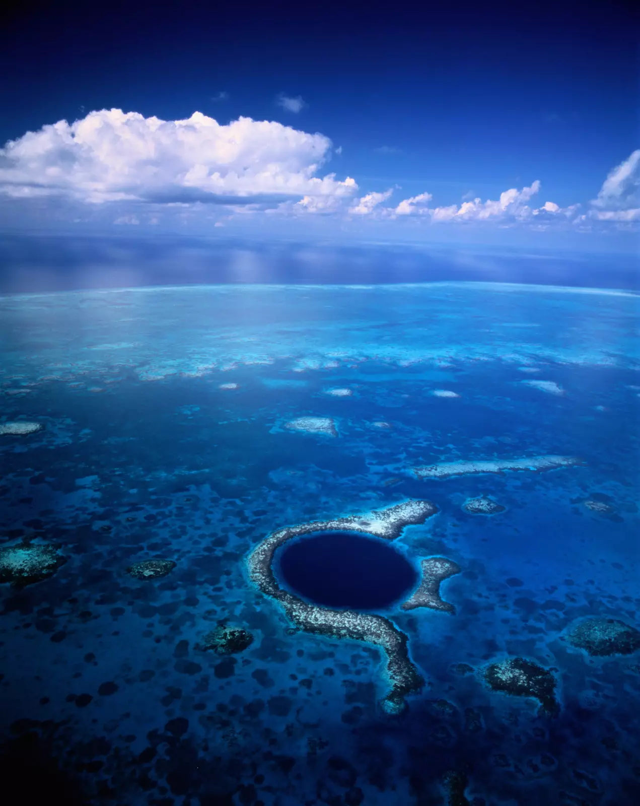 The Blue Hole na Belize.