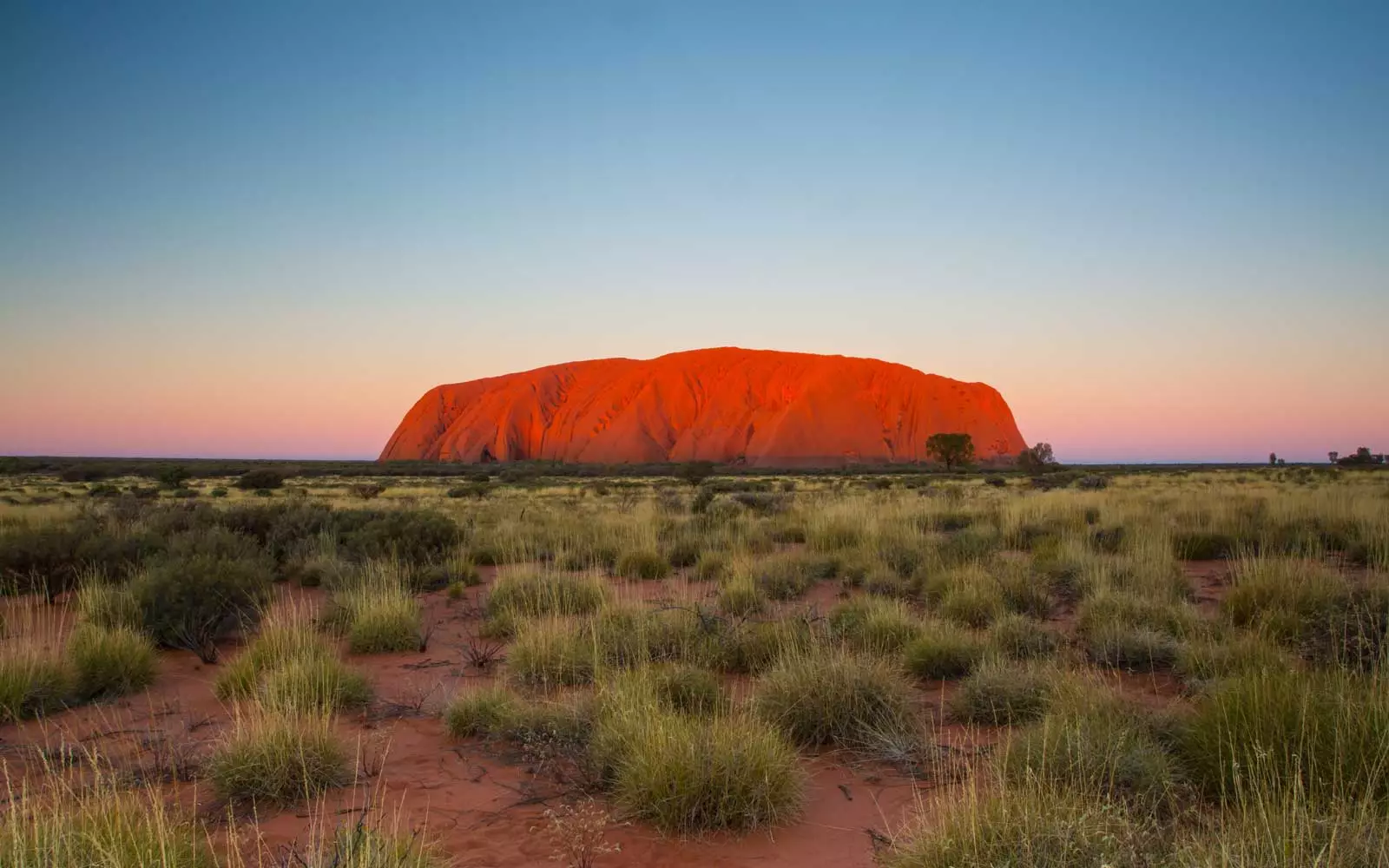 Uluru، آسٽريليا غروب آفتاب ۾