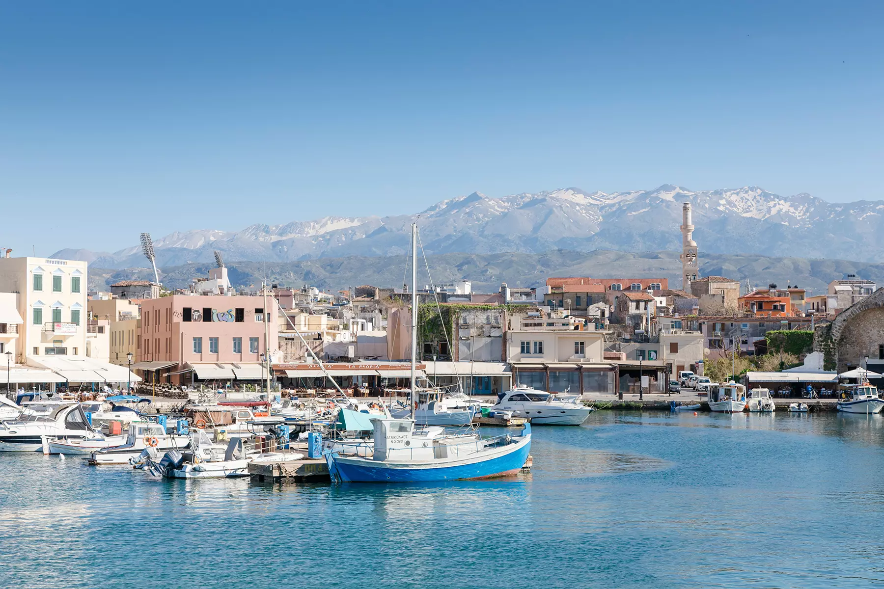 Grèce, Crète, Port de La Canée