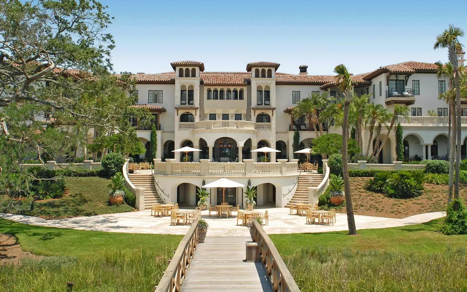 Portico del chiostro di Sea Island