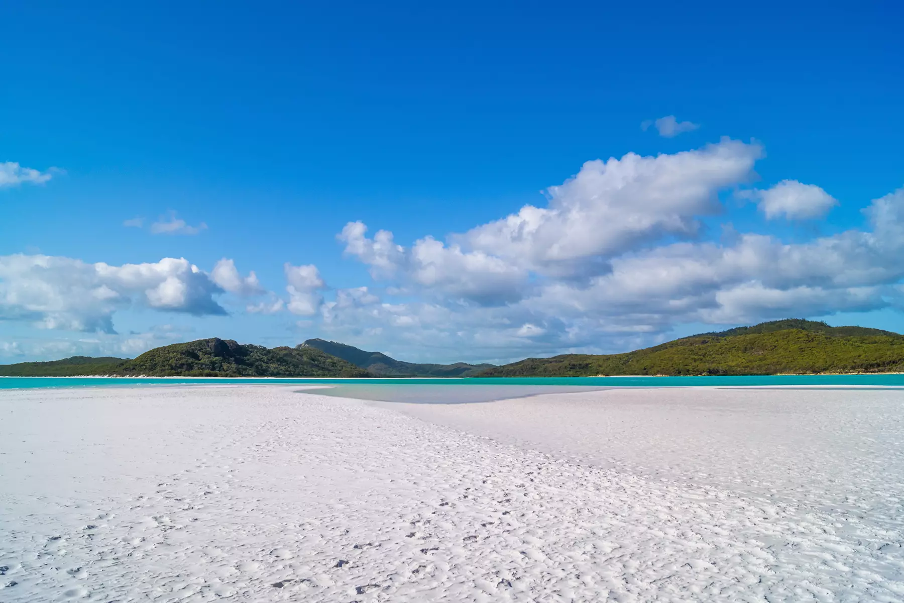 Australia, Queensland, Whitsunday uhartea, Whitehaven hondartza